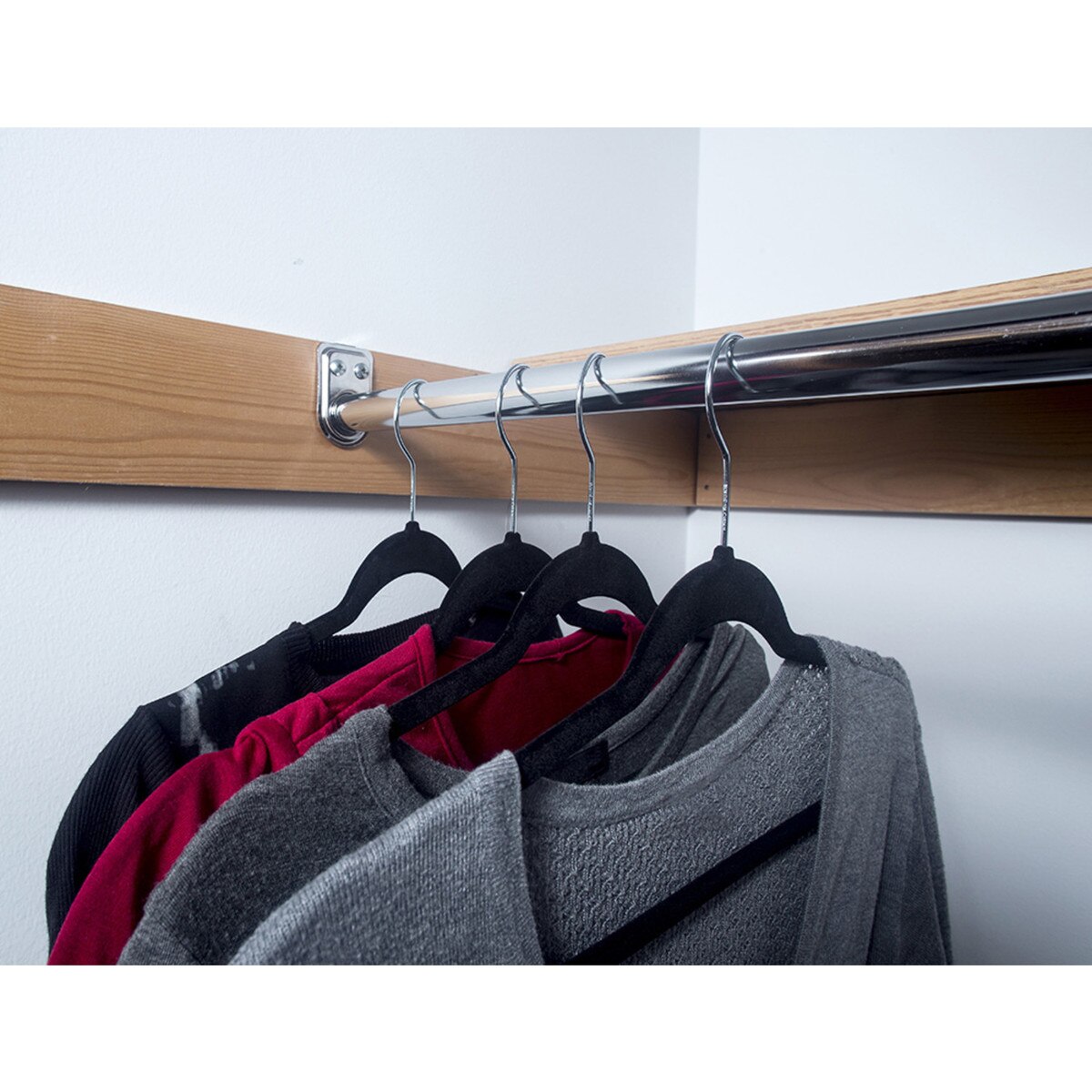 Adjustable Closet Rod Polished Chrome 150 Inches ǀ Hardware & Locks ǀ ...