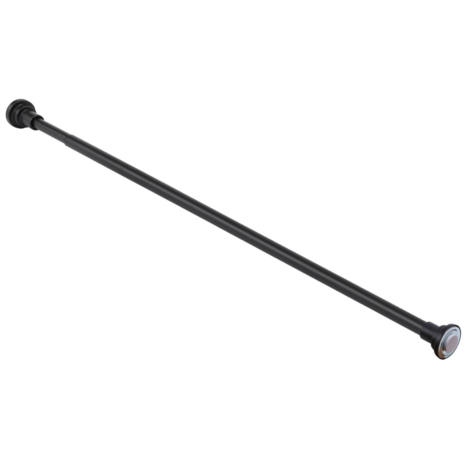 Adjustable Shower Rod Matte Black 72 Inch | Bath | Today's Design House