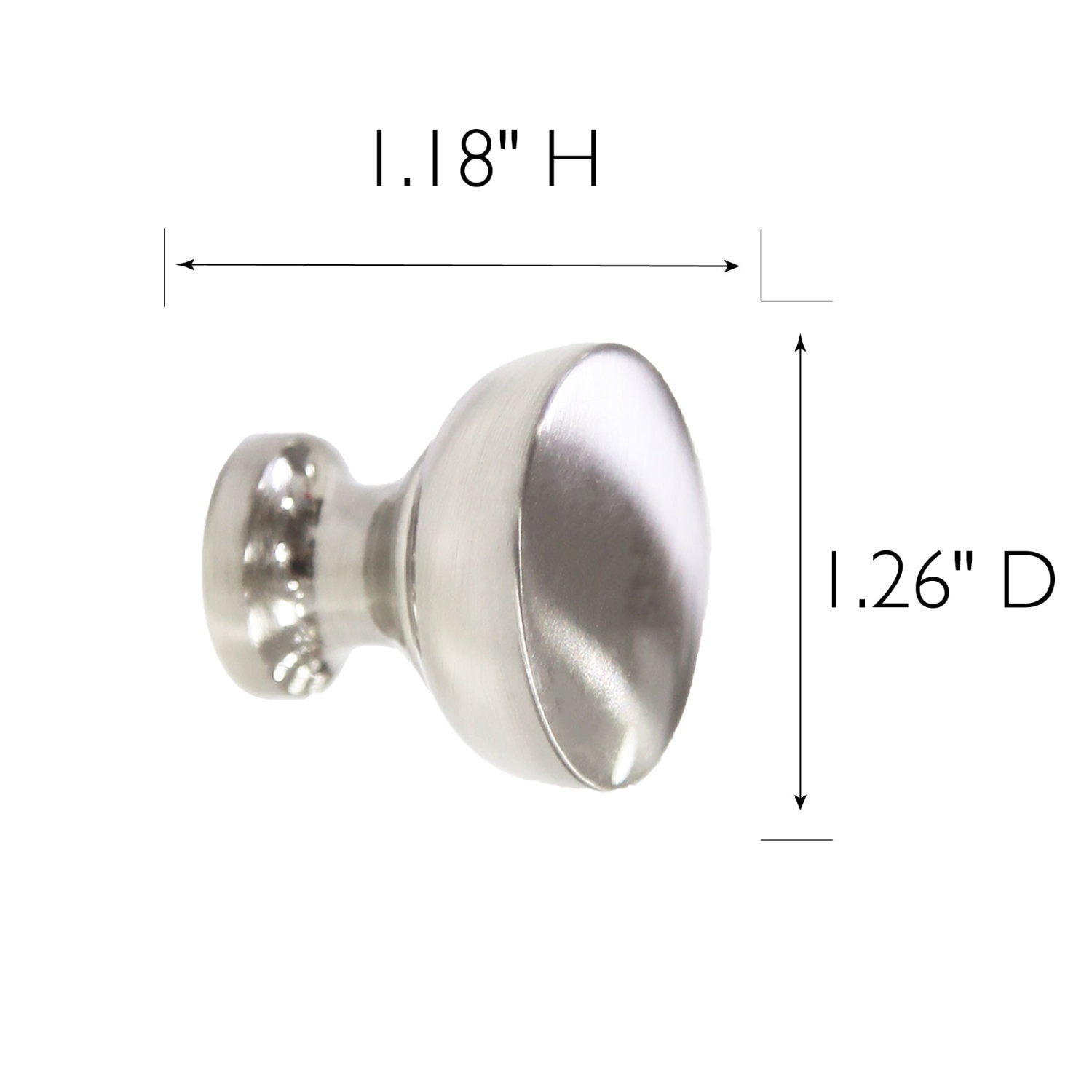 Brody Cabinet Knob Satin Nickel 10 Pack ǀ Kitchen ǀ Today's Design House