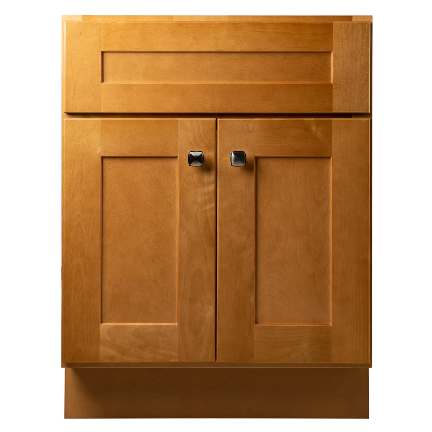 Brookings 24 by 18 Inch Modern Birch Bathroom Vanity Fully Assembled ǀ ...