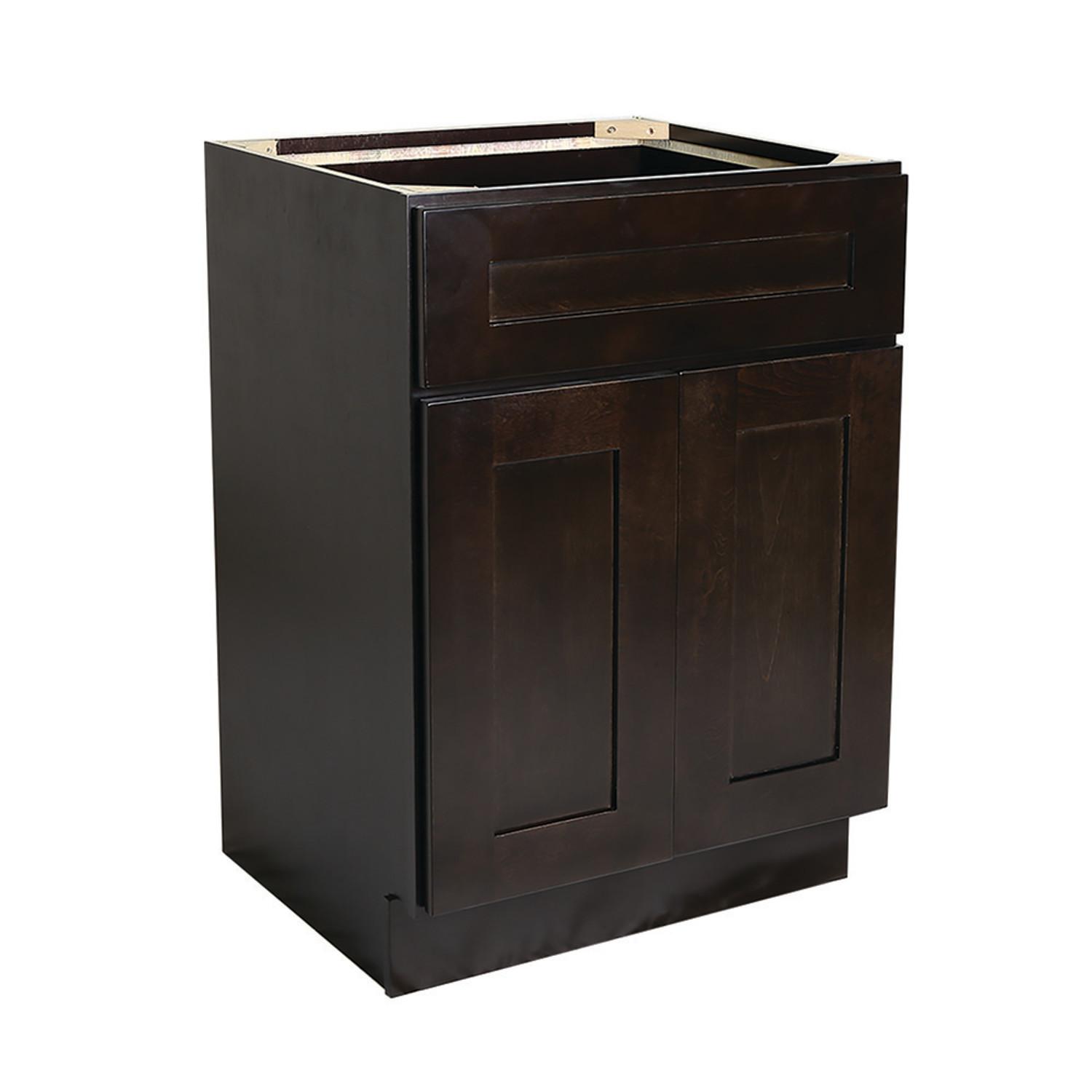 Brookings Kitchen Base Cabinet Espresso 24 Inch by 24 Inch by 34.5 Inch ...