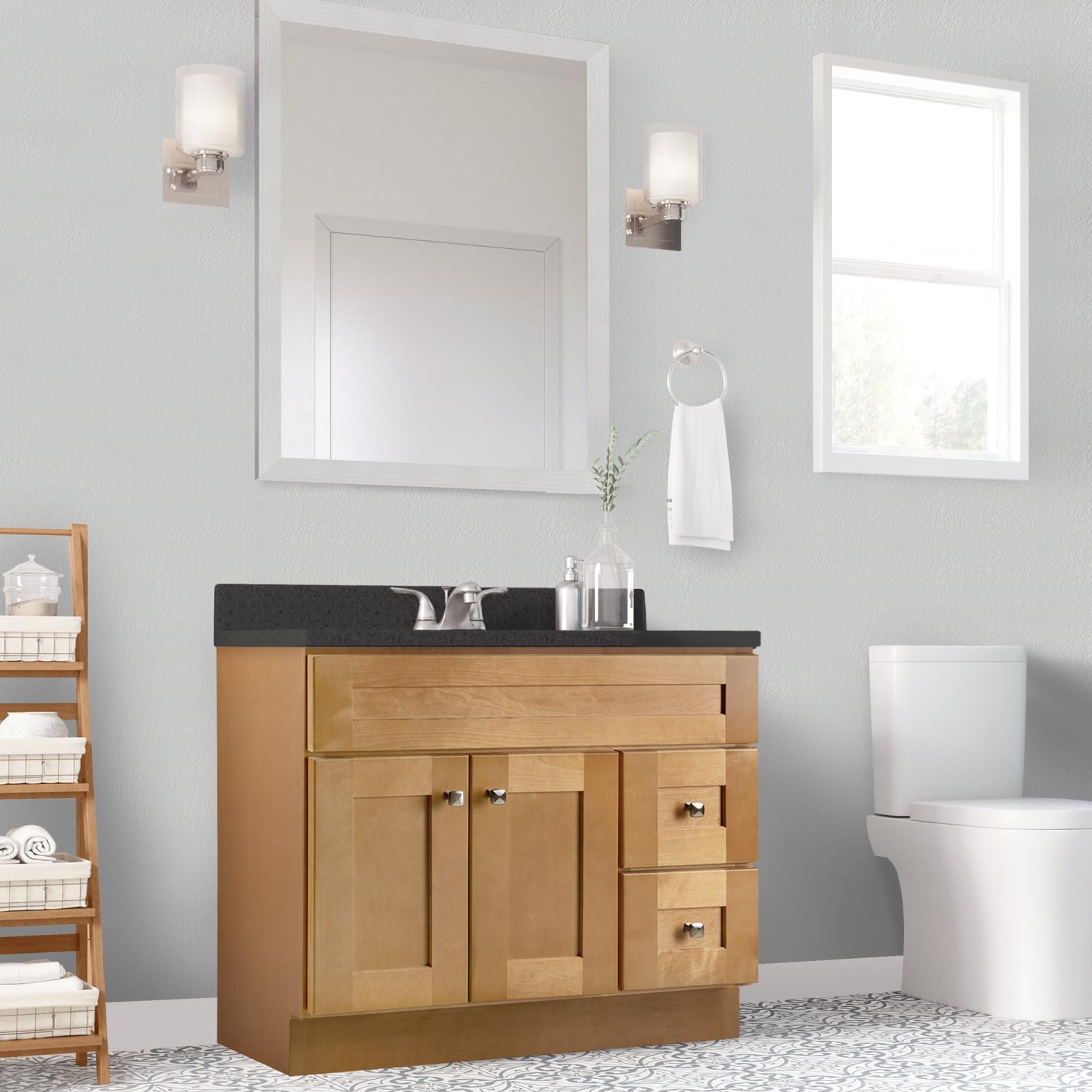 Brookings 36 Inch Fully Assembled Vanity Modern Birch | Bath | Today's ...