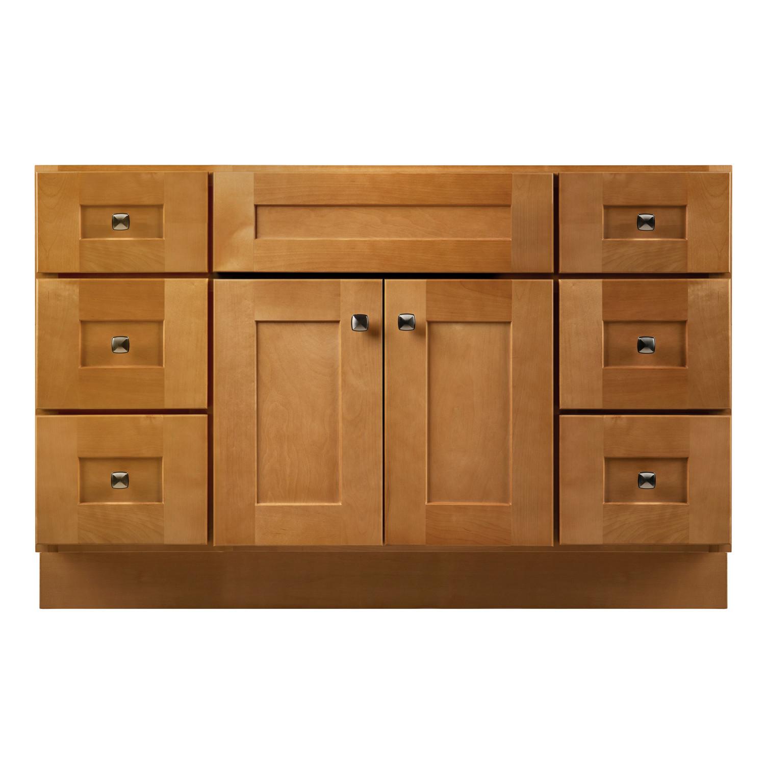 Brookings Vanity Fully Assembled Modern Birch 48 Inch ǀ Bath ǀ Today's ...