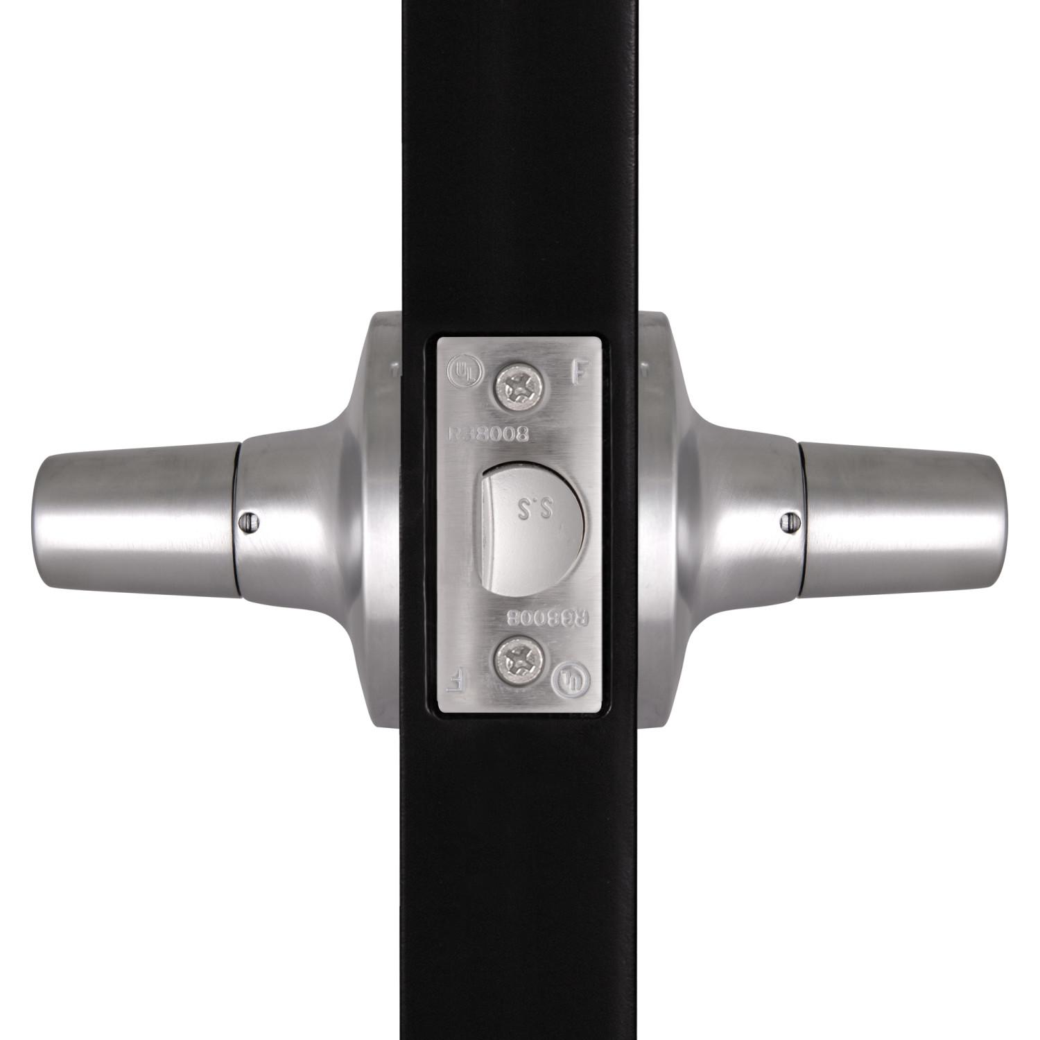 C Series 2 Way Adjustable Curved Passage Hall/Closet Door Lever Satin ...