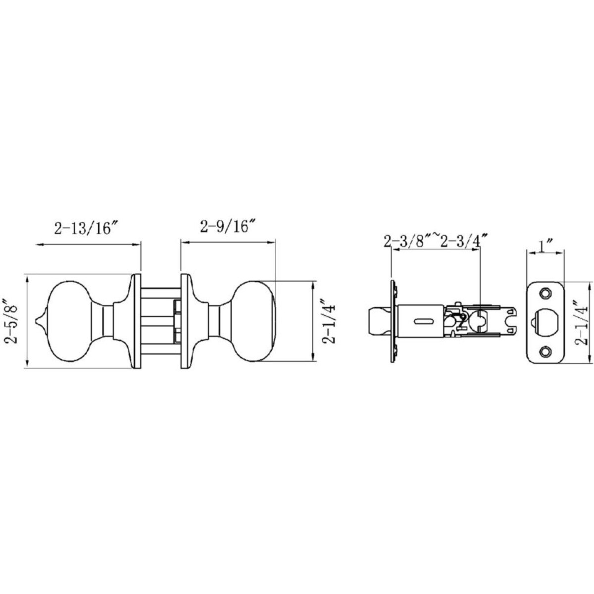 Cambridge Satin Nickel Keyed Entry Door Knob ǀ Hardware & Locks ǀ Today ...
