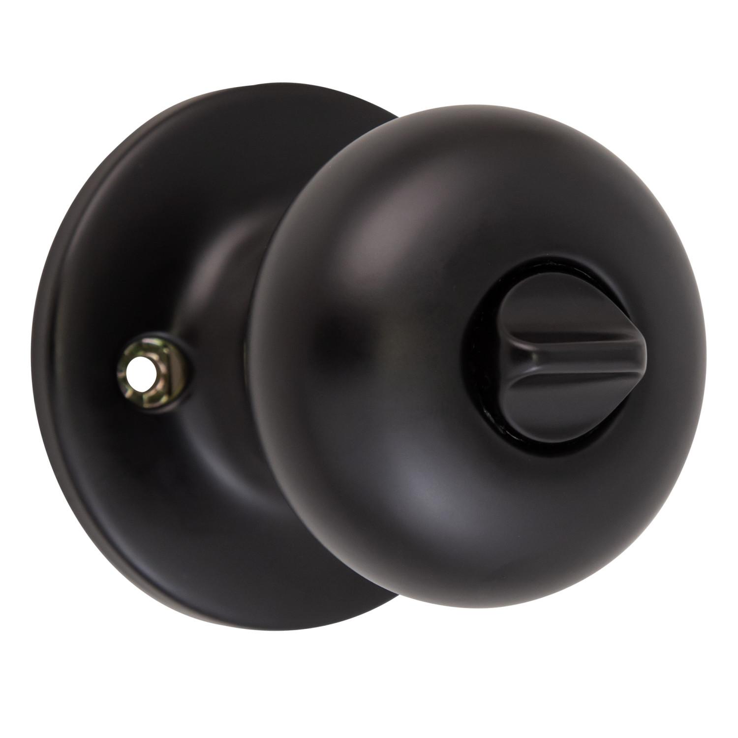 Cambridge Privacy Door Knob Matte Black ǀ Hardware & Locks ǀ Today's ...
