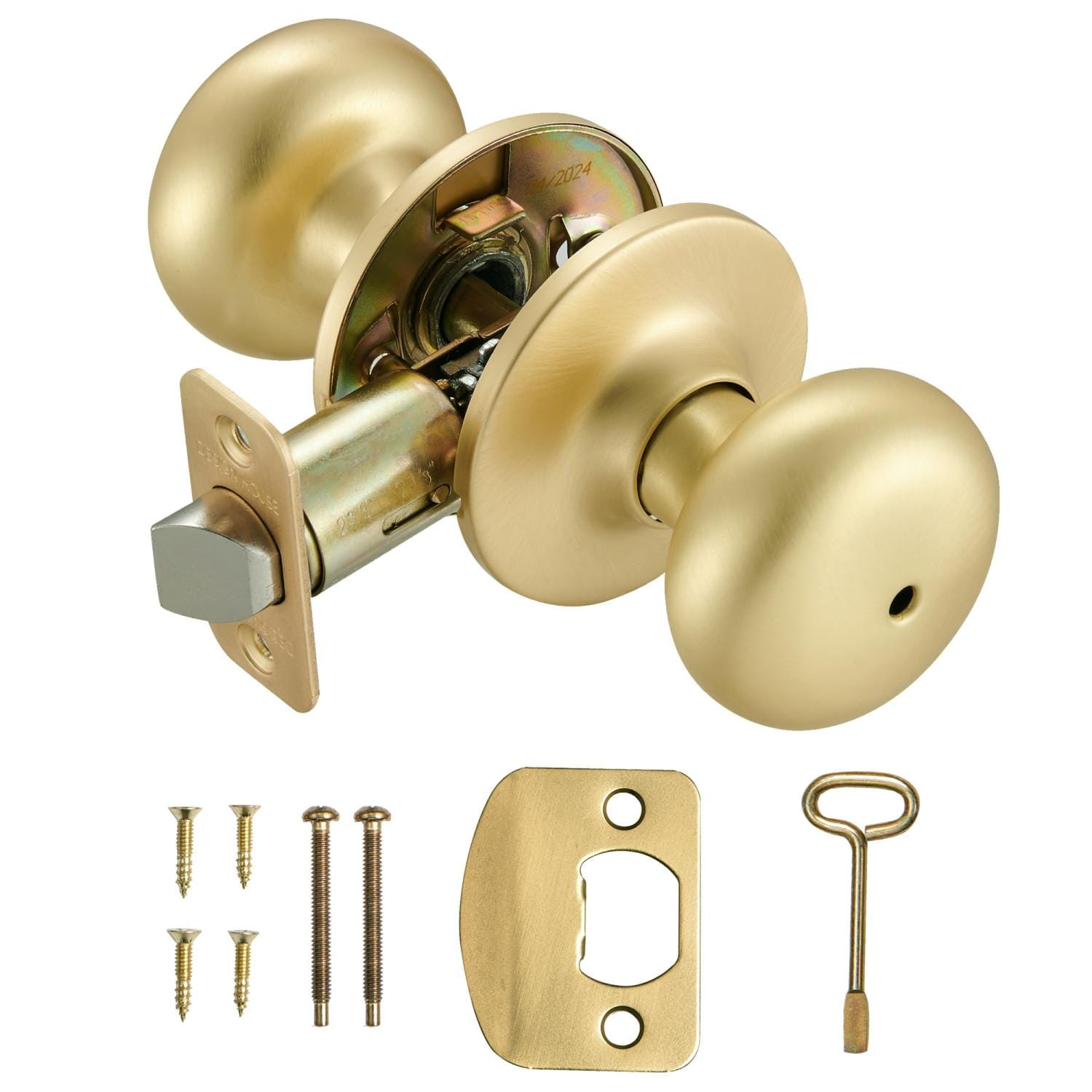 Cambridge Privacy Door Knob Satin Gold Hardware Locks Today s Design House