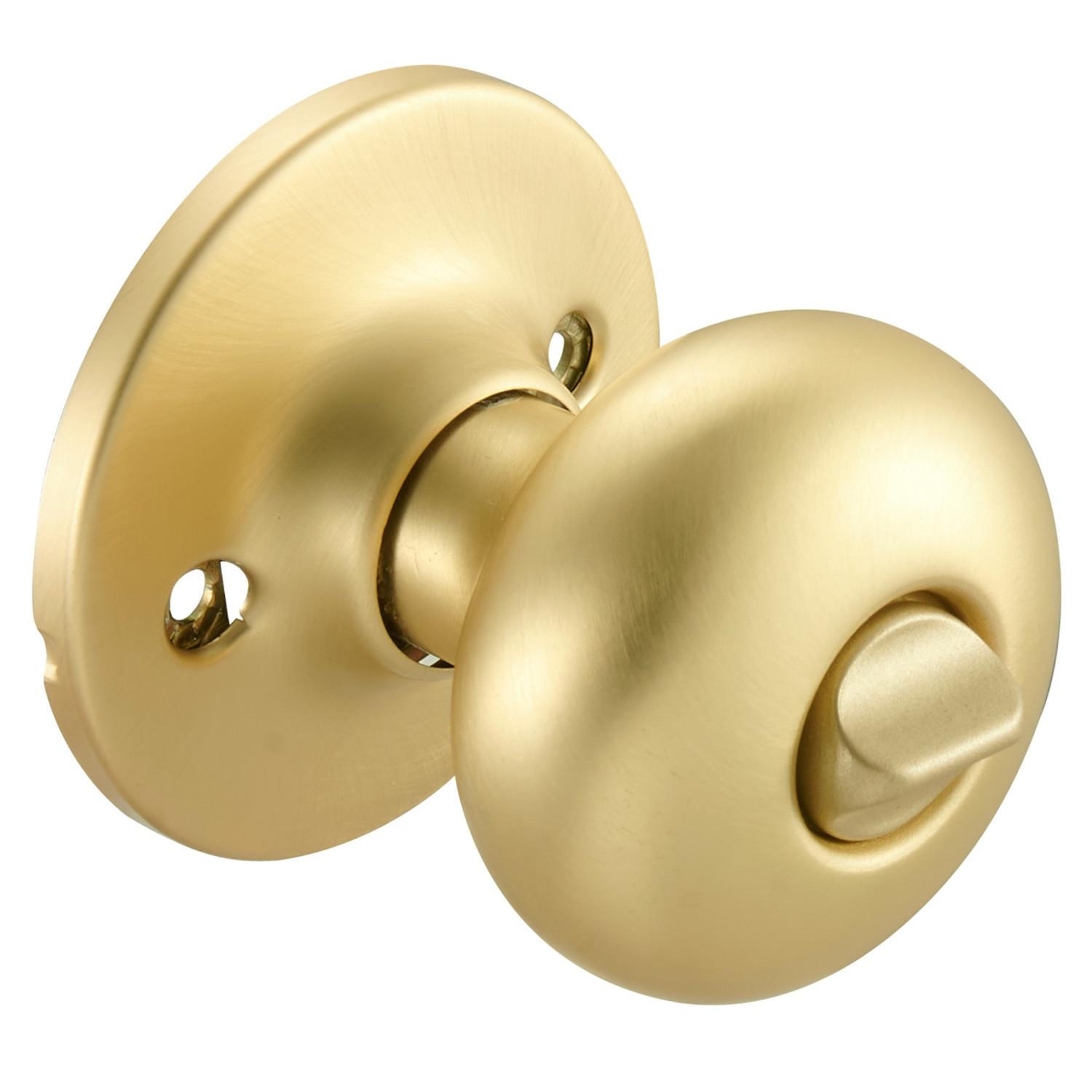 Cambridge Privacy Door Knob Satin Gold ǀ Hardware & Locks ǀ Today's ...