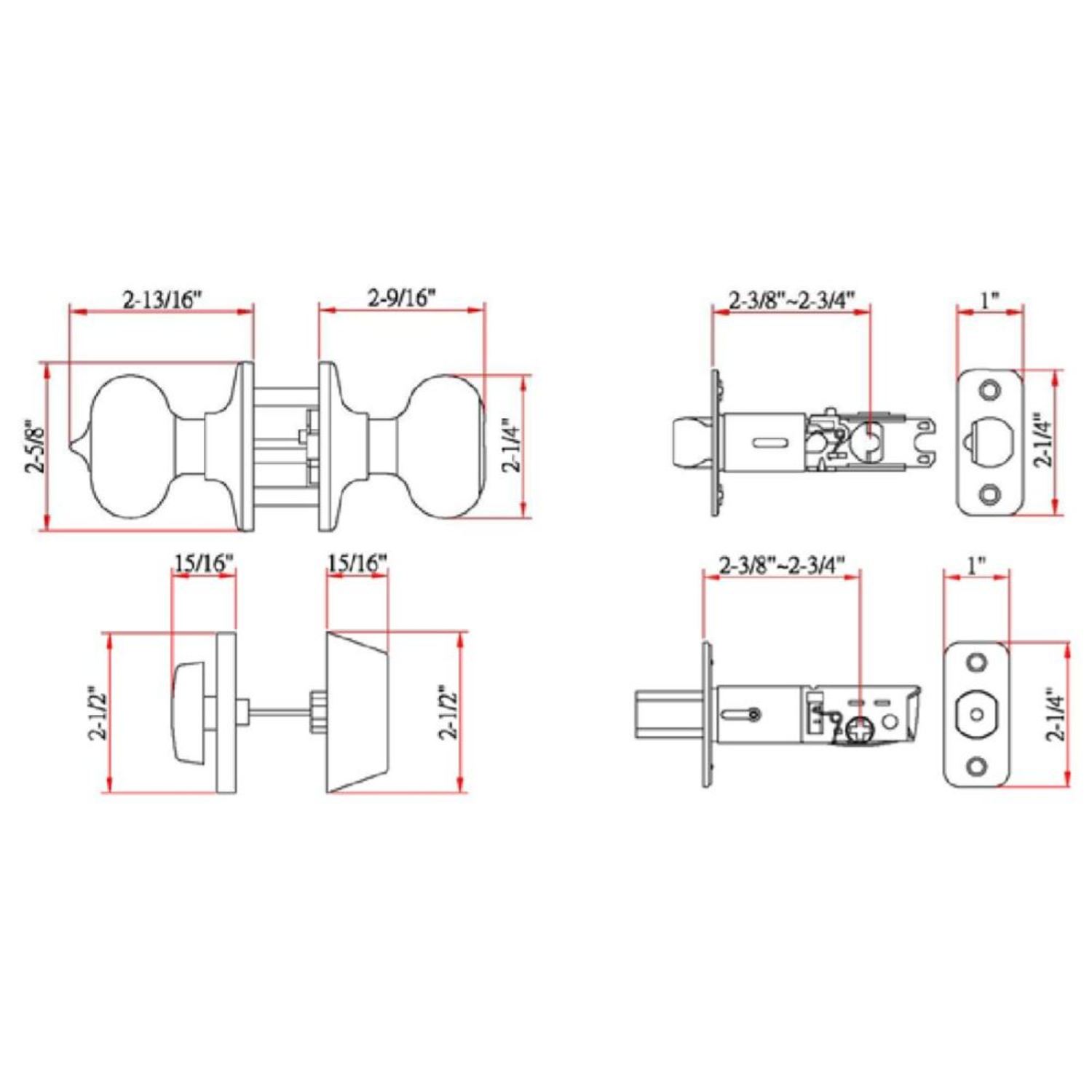 Cambridge Satin Nickel Knob And Deadbolt Hardware Locks Today s