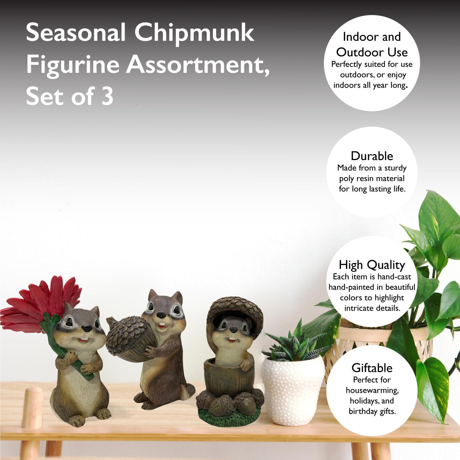 Chipmunks Summer Figurines | Outdoor Living & Garden | Today's Design House