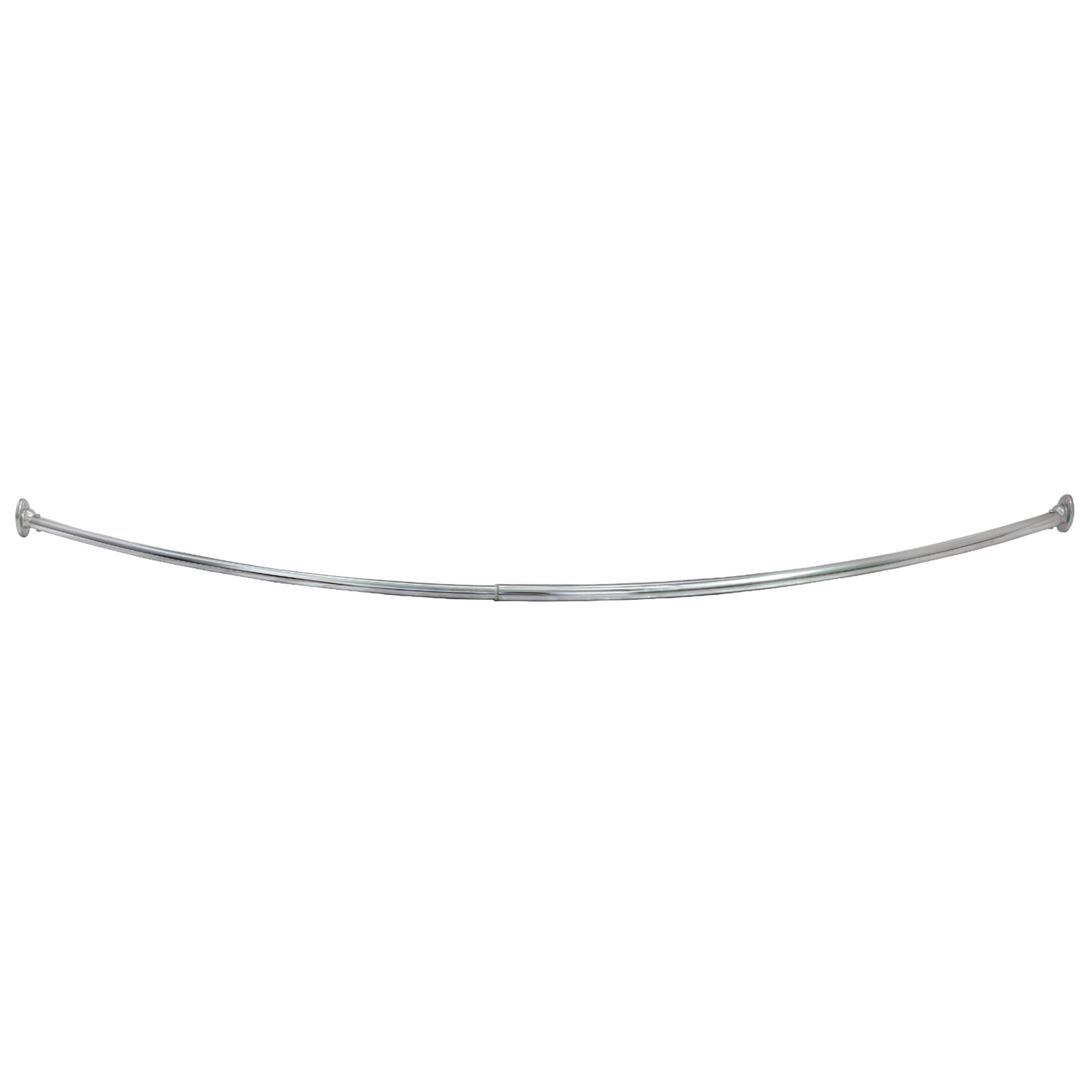 Curved Steel Shower Rod Polished Chrome 50 to 72 Inch | Bath | Today's ...