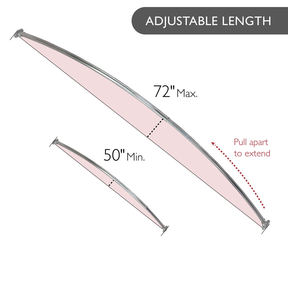 Curved Shower Rod ǀ Bath ǀ Today's Design House