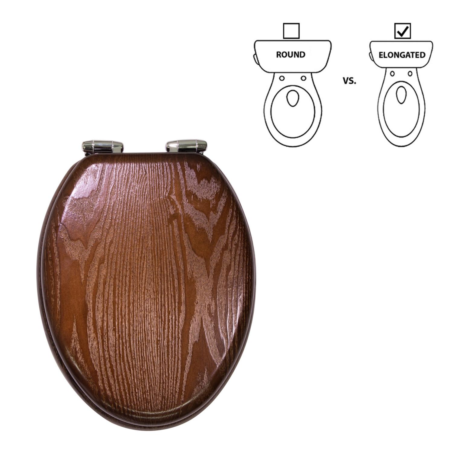 Dalton Elongated Toilet Seat Java | Bath | Today's Design House