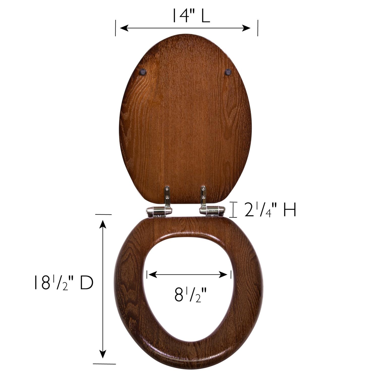Dalton Elongated Toilet Seat Java | Bath | Today's Design House
