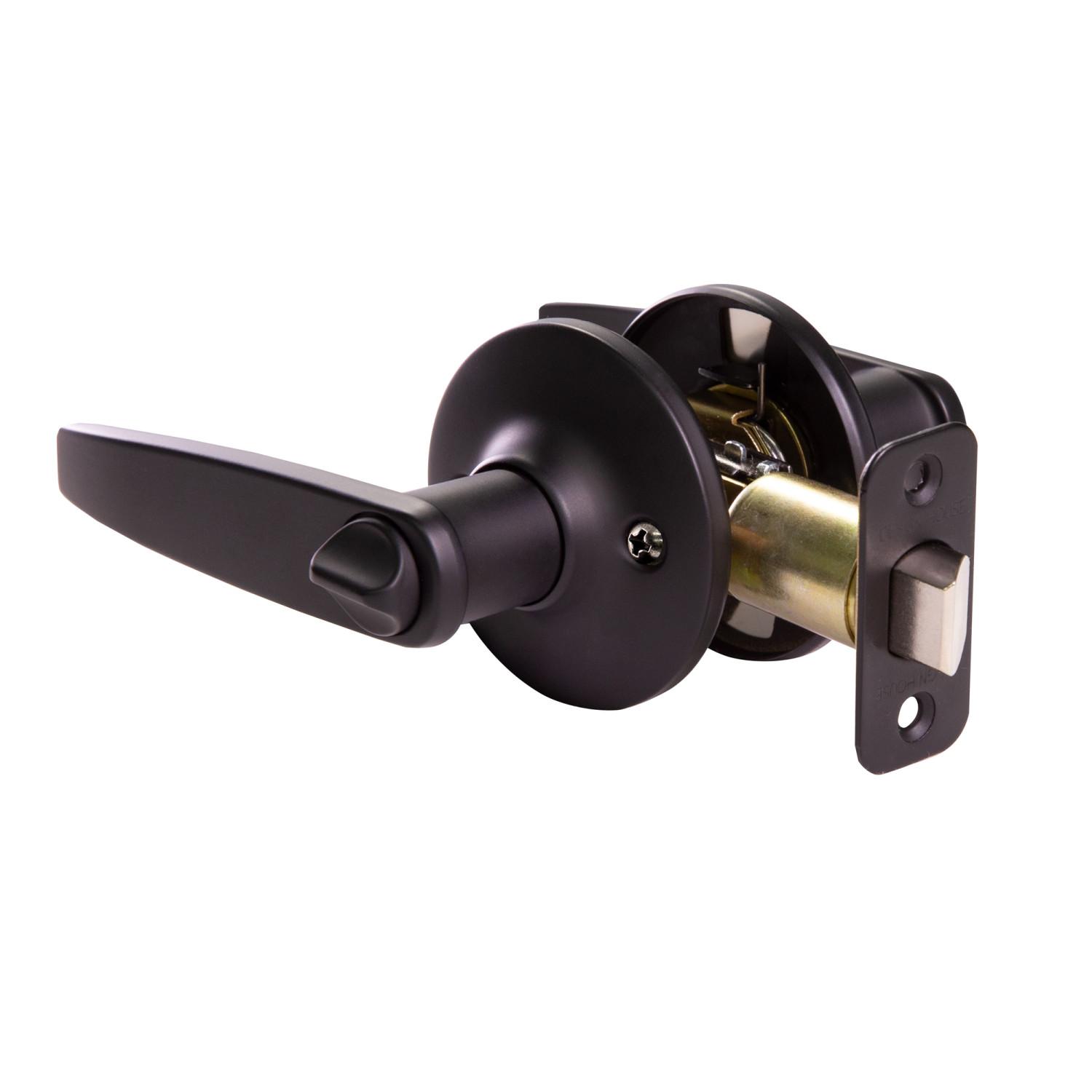 Delavan Privacy Door Lever Matte Black ǀ Hardware & Locks ǀ Today's ...