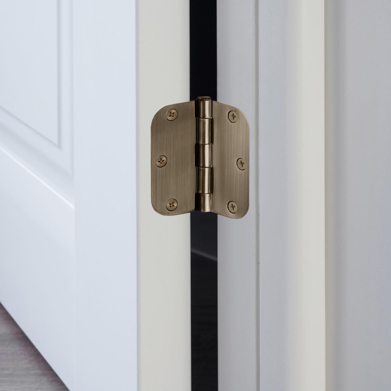 Door Hinge Antique Brass 3.5 Inch 9 Pack ǀ Hardware & Locks ǀ Today's ...