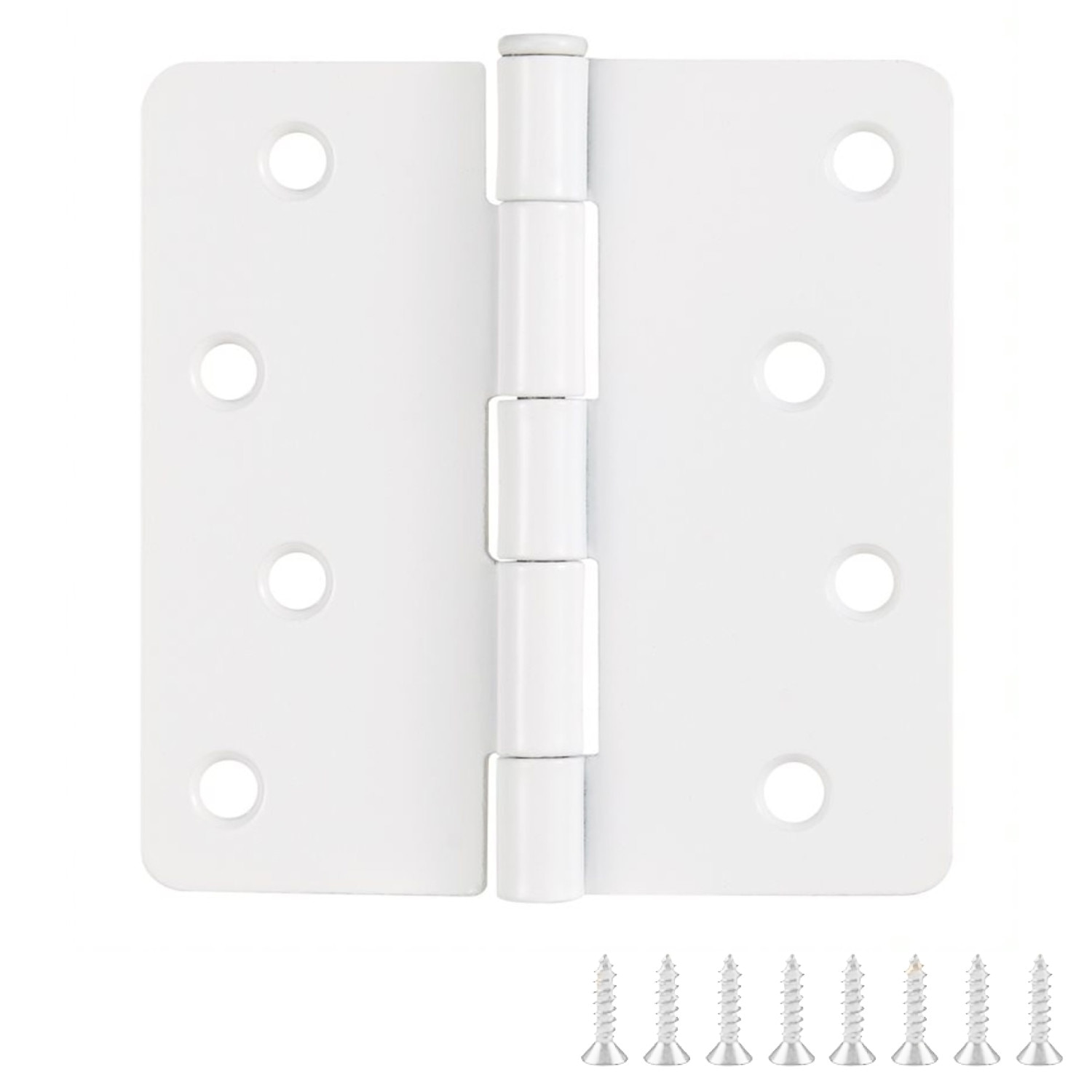 Door Hinge Painted White 4 Inch 6 Pack ǀ Hardware & Locks ǀ Today's ...