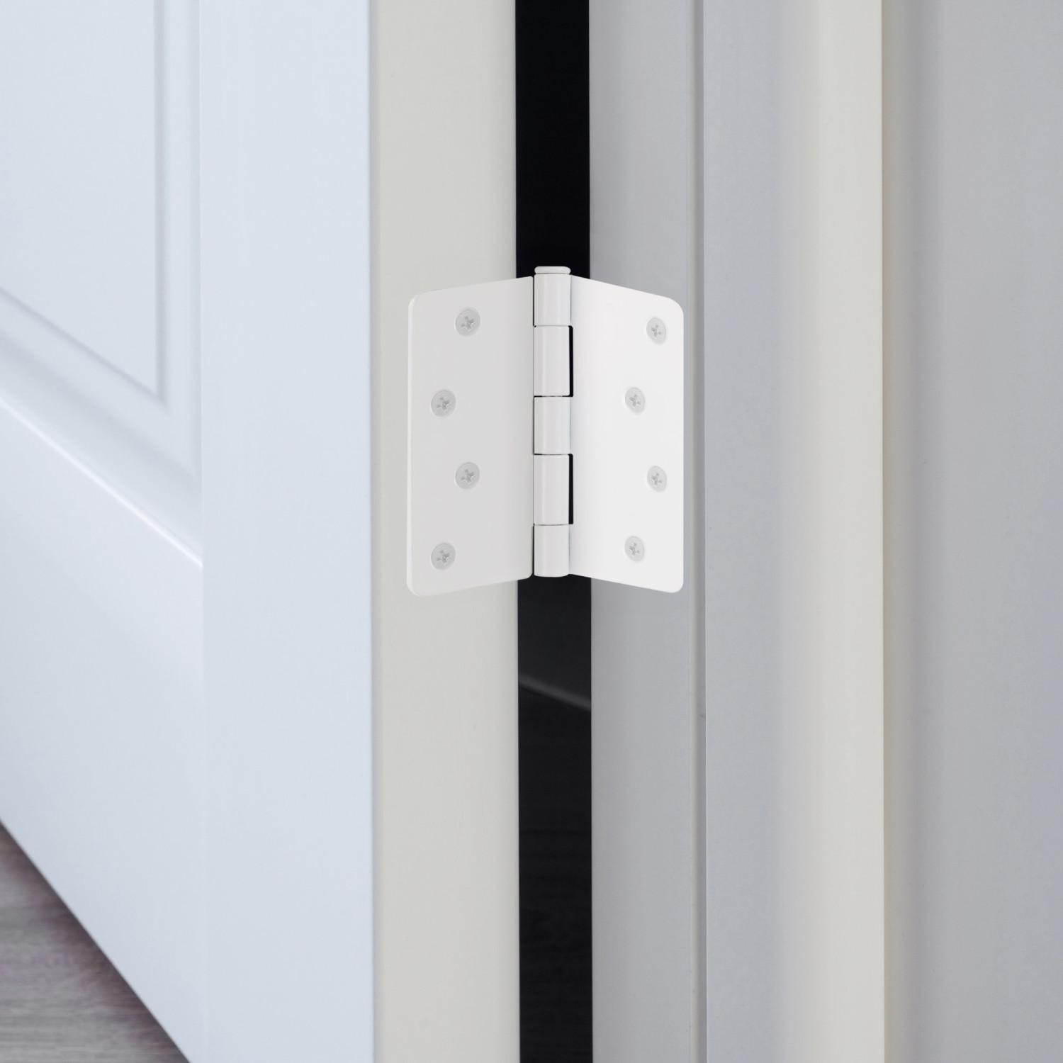 Door Hinge Painted White 4 Inch 6 Pack ǀ Hardware & Locks ǀ Today's ...