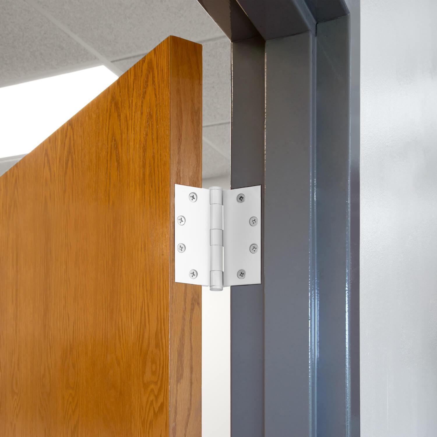 Door Hinge Painted White 4.5 Inch 6 Pack ǀ Hardware & Locks ǀ Today's ...