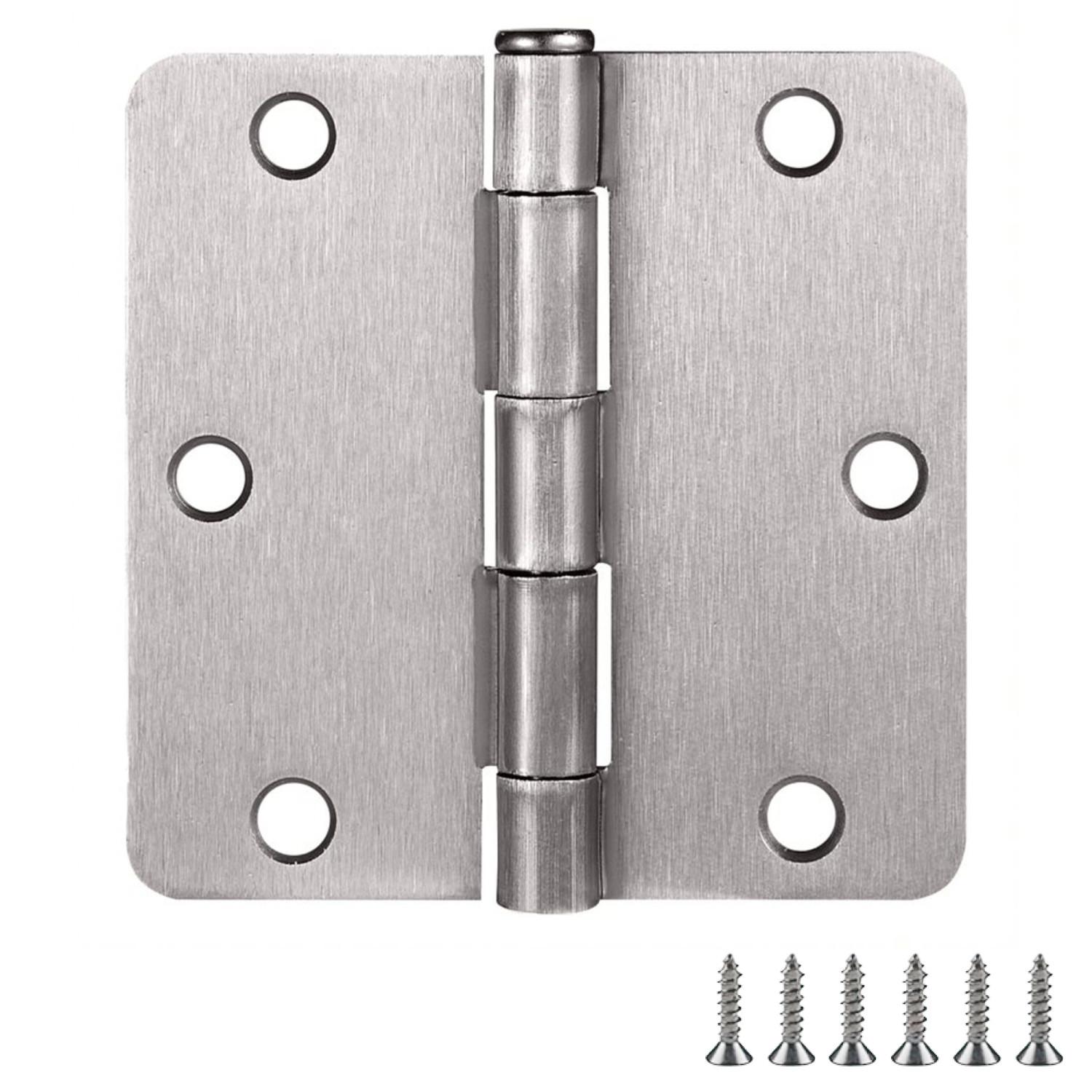 Door Hinge Satin Nickel 3.5 Inch 6 Pack ? Hardware & Locks ? Today's ...