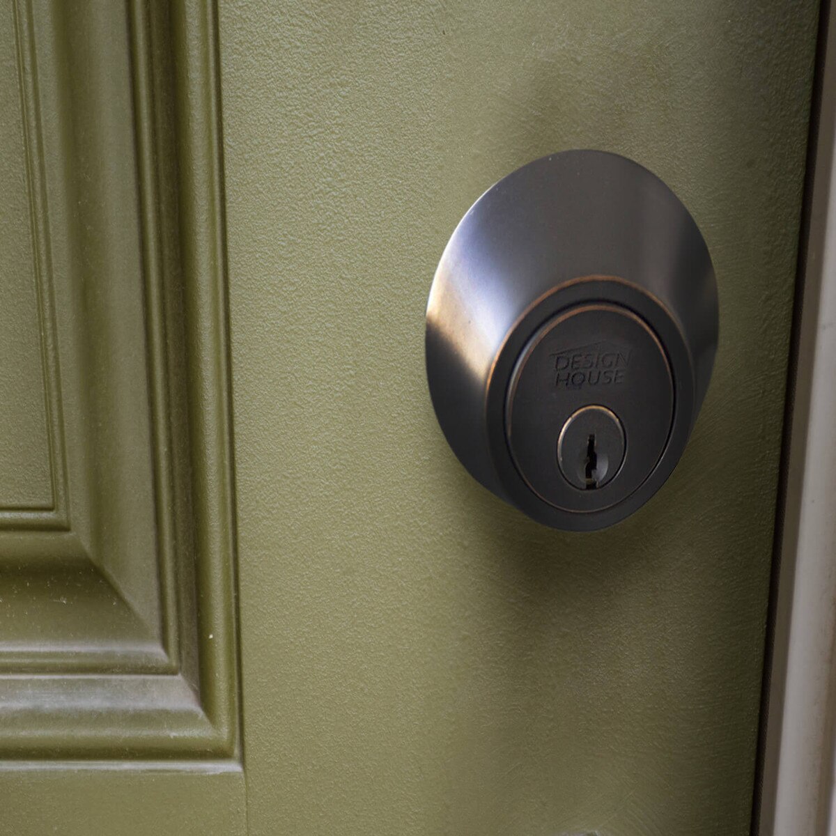 Double Cylinder Deadbolt Bronze ǀ Hardware & Locks ǀ Today's Design House