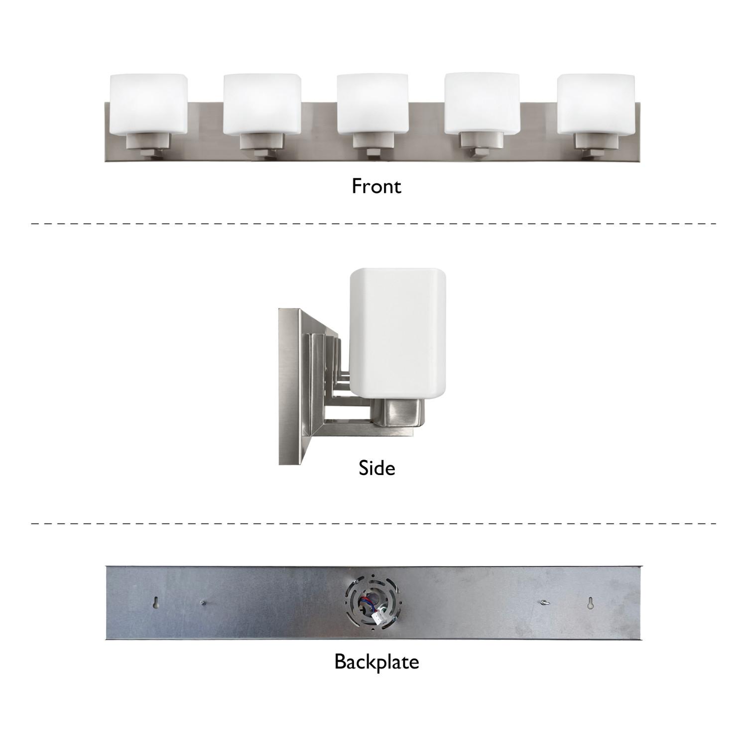 Dove Creek Wall 5 Light Satin Nickel | Lighting & Ceiling Fans | Today ...