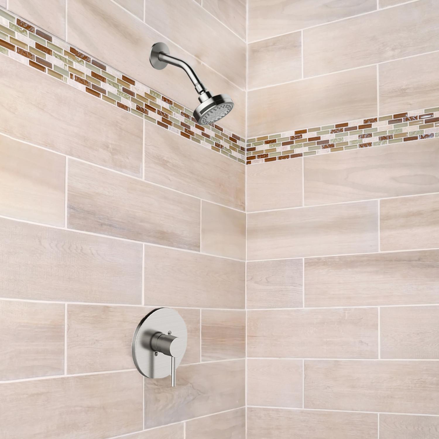Eastport II Satin Nickel Shower Trim with Valve ǀ Bath ǀ Today's Design ...