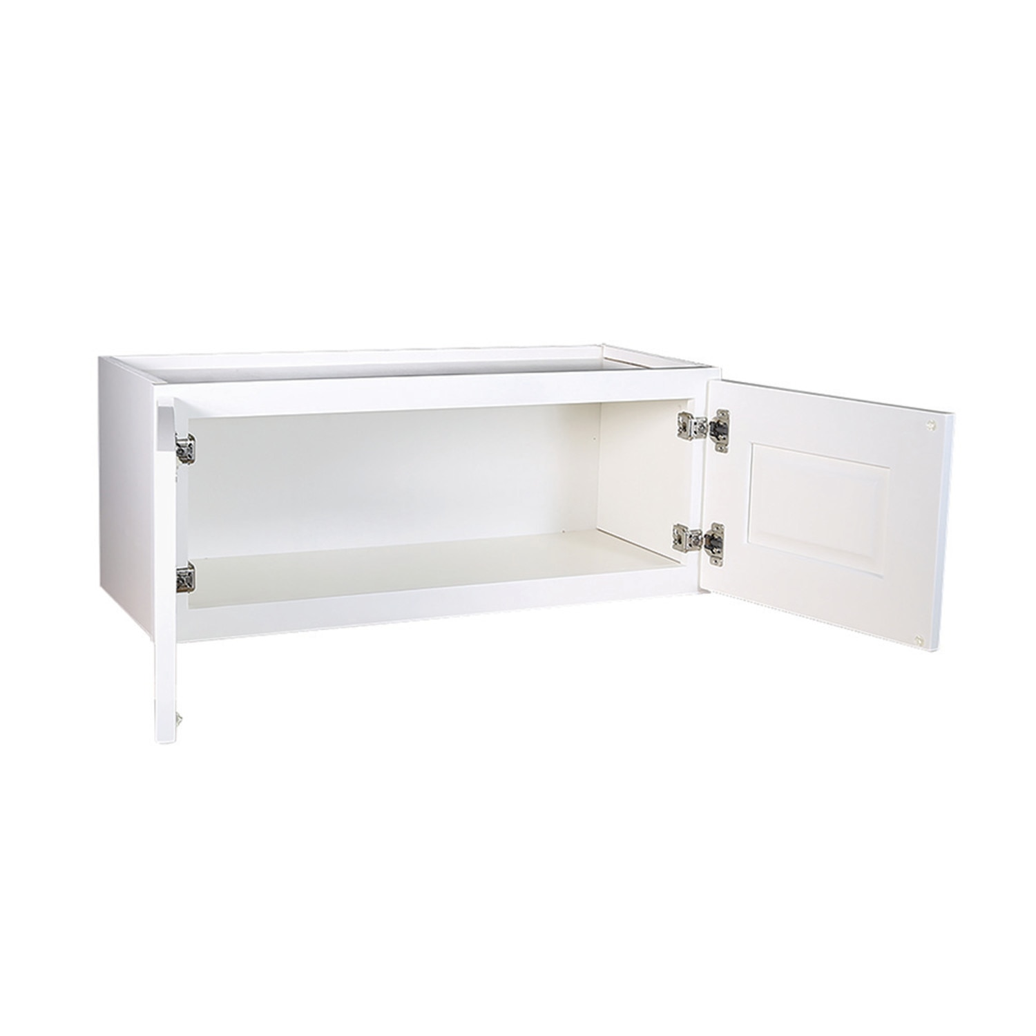 Fully Assembled Bridge Wall Cabinet in White 33 Inch by 18 Inch by 12 ...