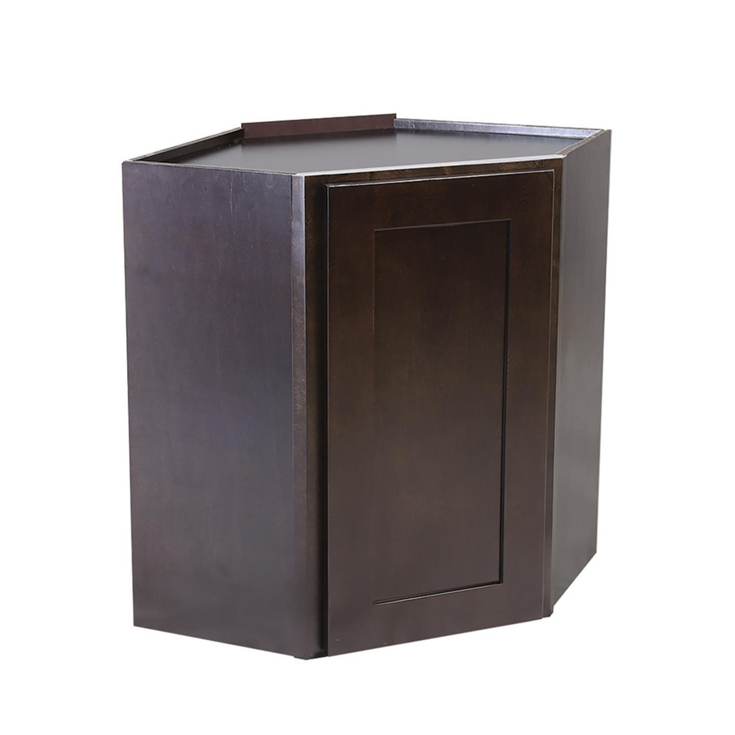 Fully Assembled Corner Cabinet in Espresso 24 Inch by 30 Inch by 12 ...