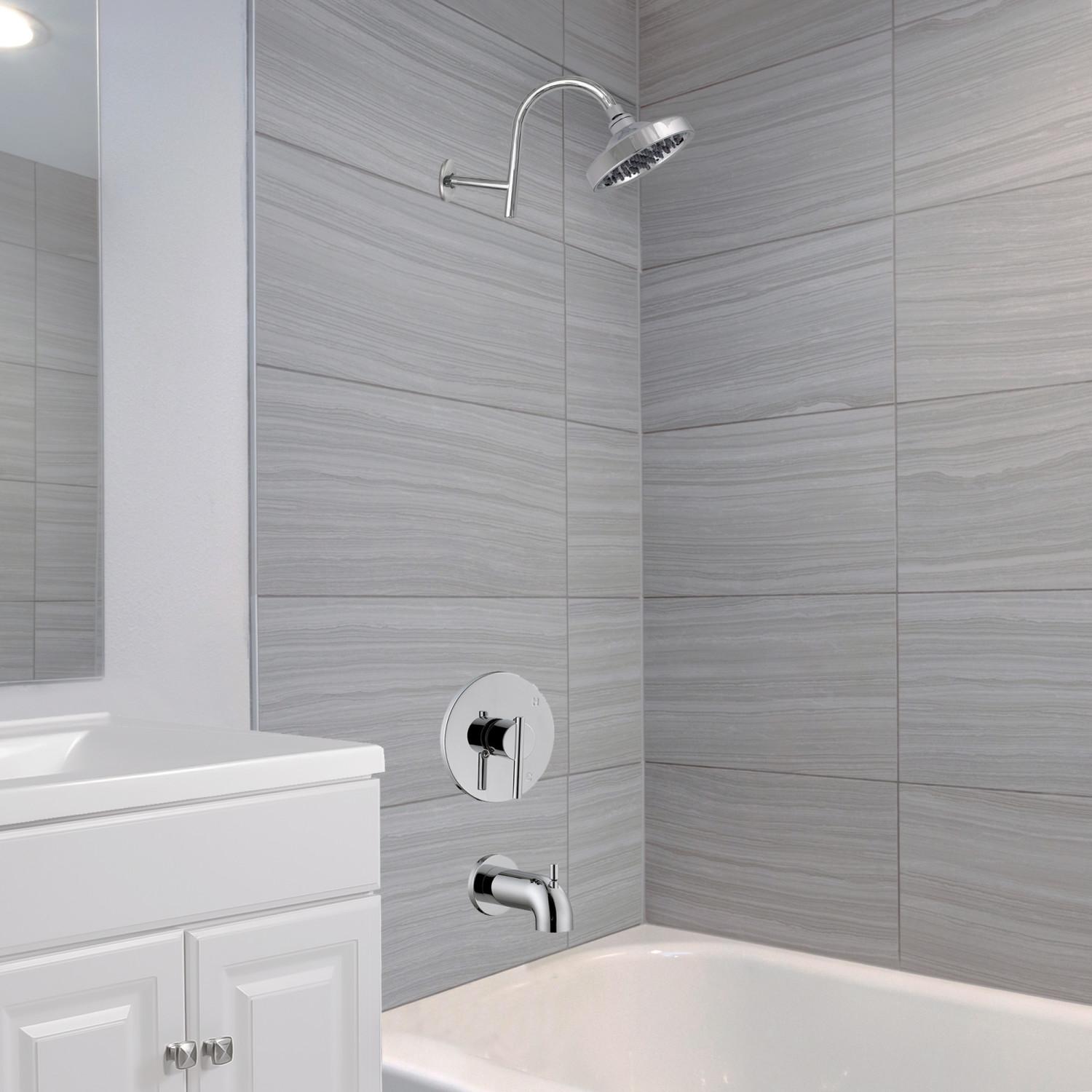 Geneva Shower Head Polished Chrome ǀ Bath ǀ Today's Design House