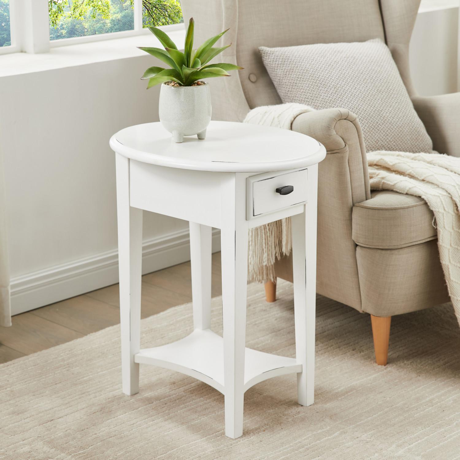 Small oval end table store