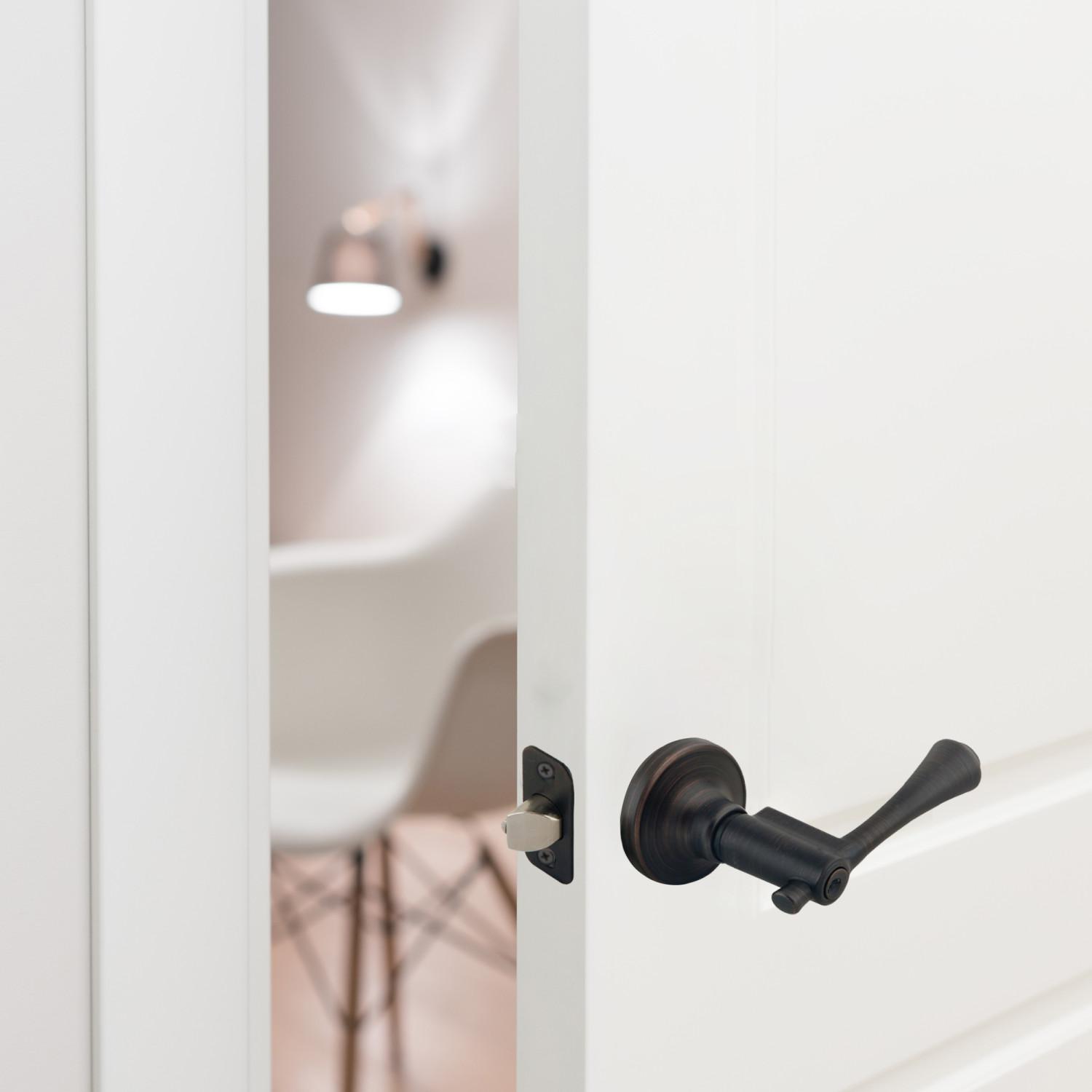 Ironwood Latch Entry Door Handle Brushed Bronze | Hardware & Locks ǀ ...