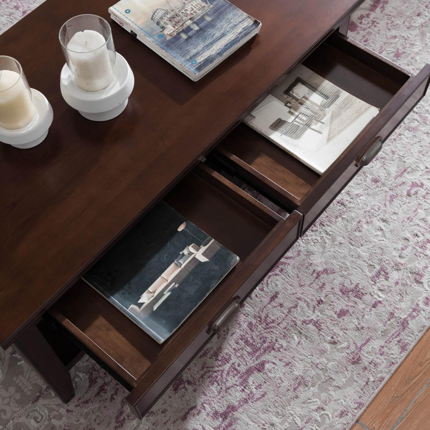 Laurent Coffee Table Chocolate Cherry ǀ Furniture ǀ Today's Design House