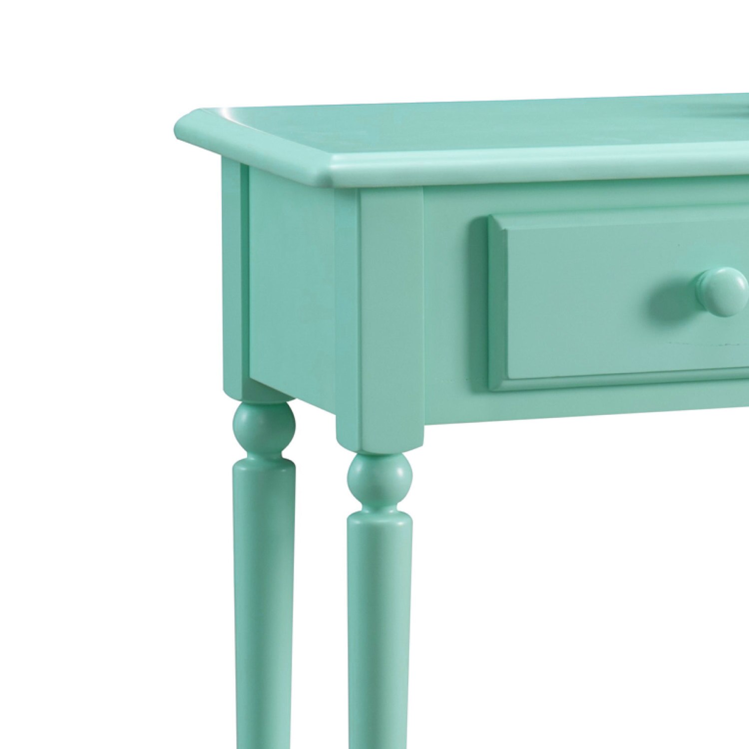 Leick Home Coastal Narrow Console Sofa Table Kiwi Green ǀ Furniture ǀ ...