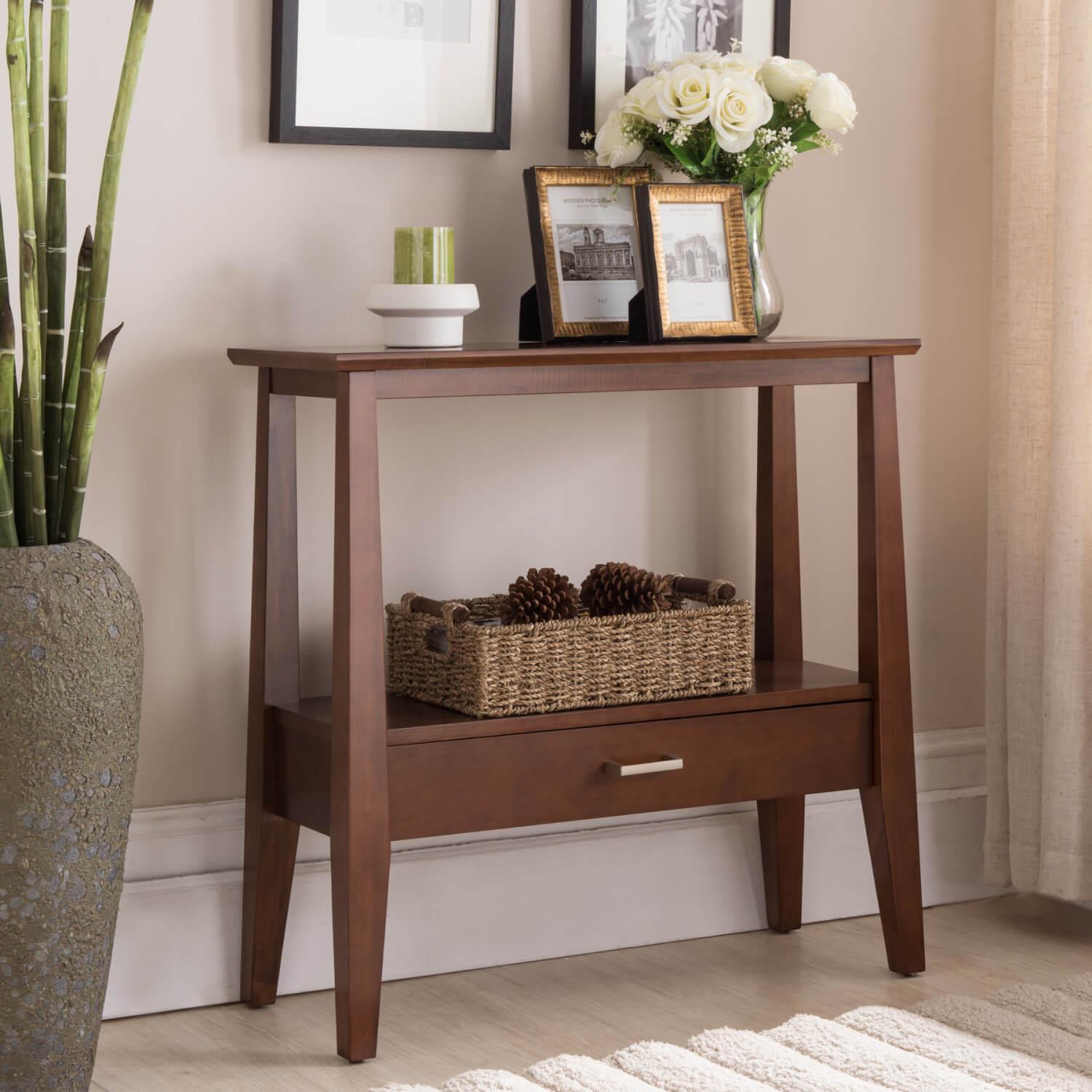 Leick Home Delton Console Foyer Stand Sienna ǀ Furniture ǀ Today's ...