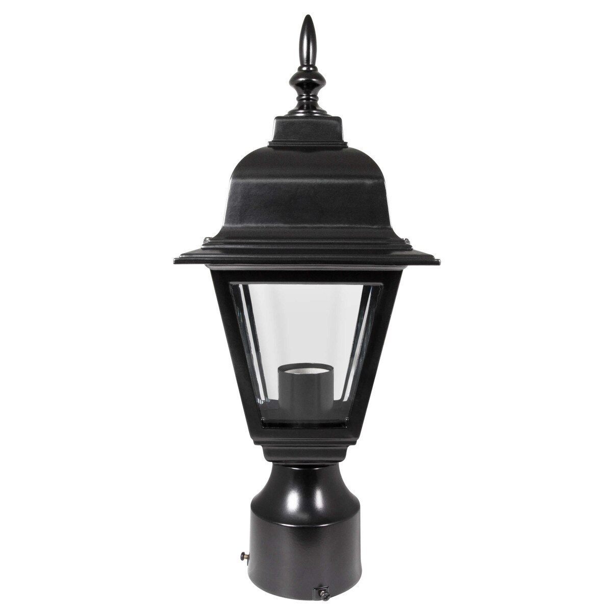 Maple Street Outdoor Post Light and Pier Base in Black | Lighting ...