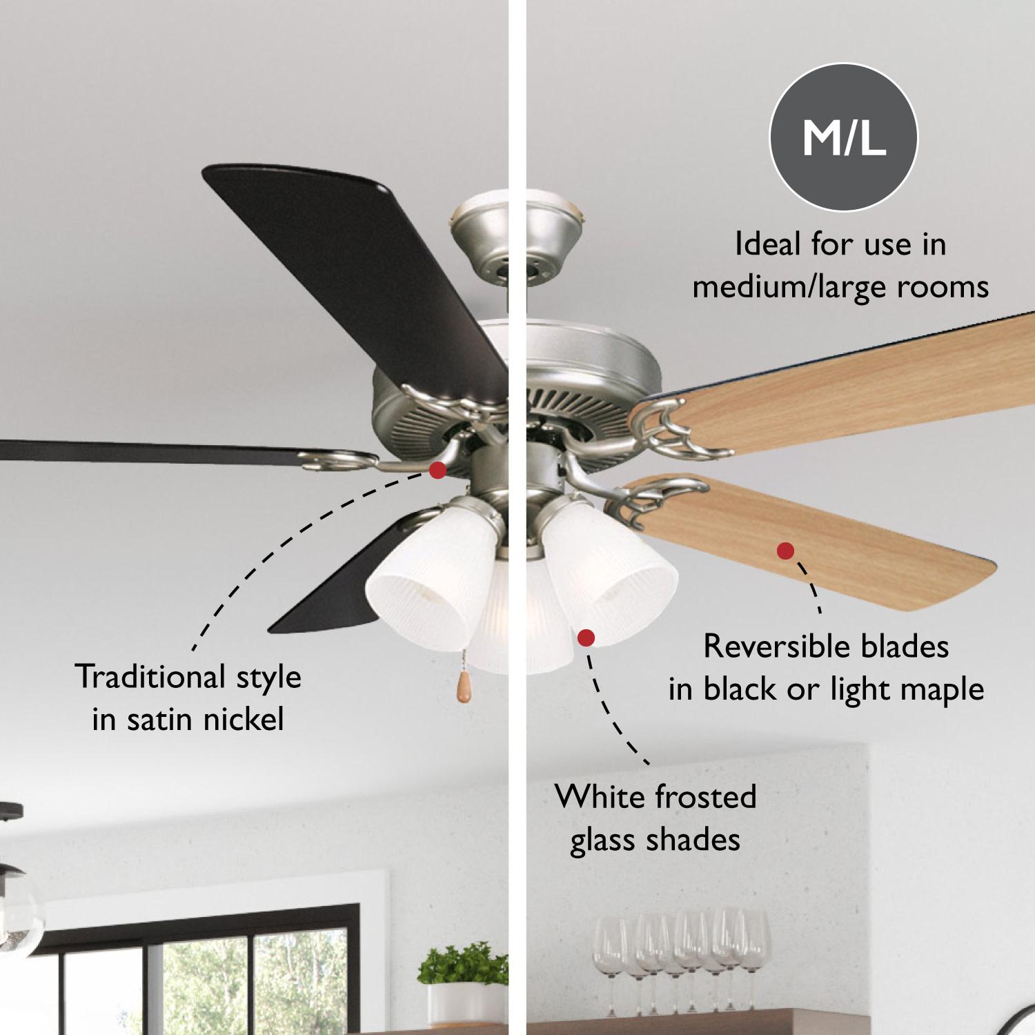 Millbridge Ceiling LED Fan 52 Inch | Lighting & Ceiling Fans | Today's ...
