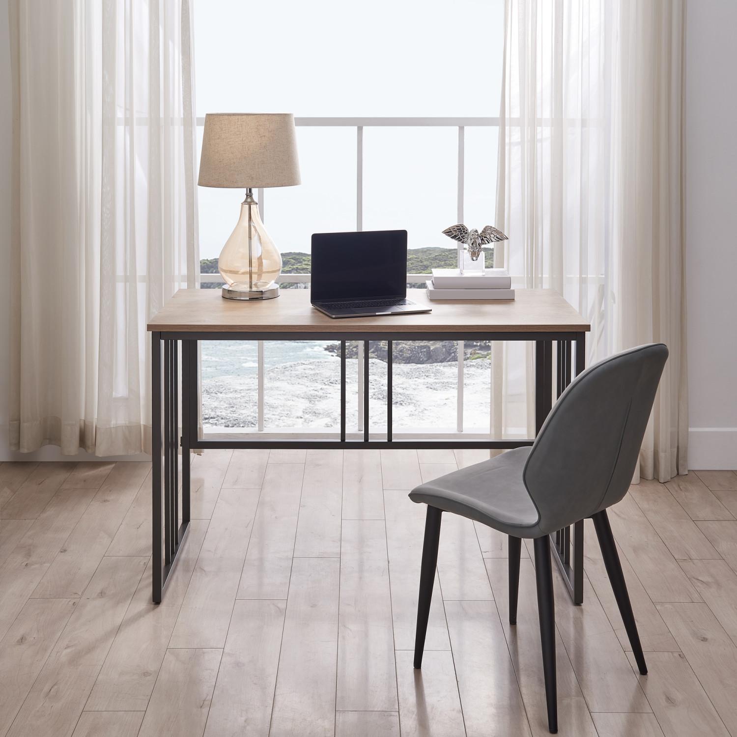 Leick Home Mission Desk White Oak Gunmetal ǀ Furniture ǀ Today's Design ...