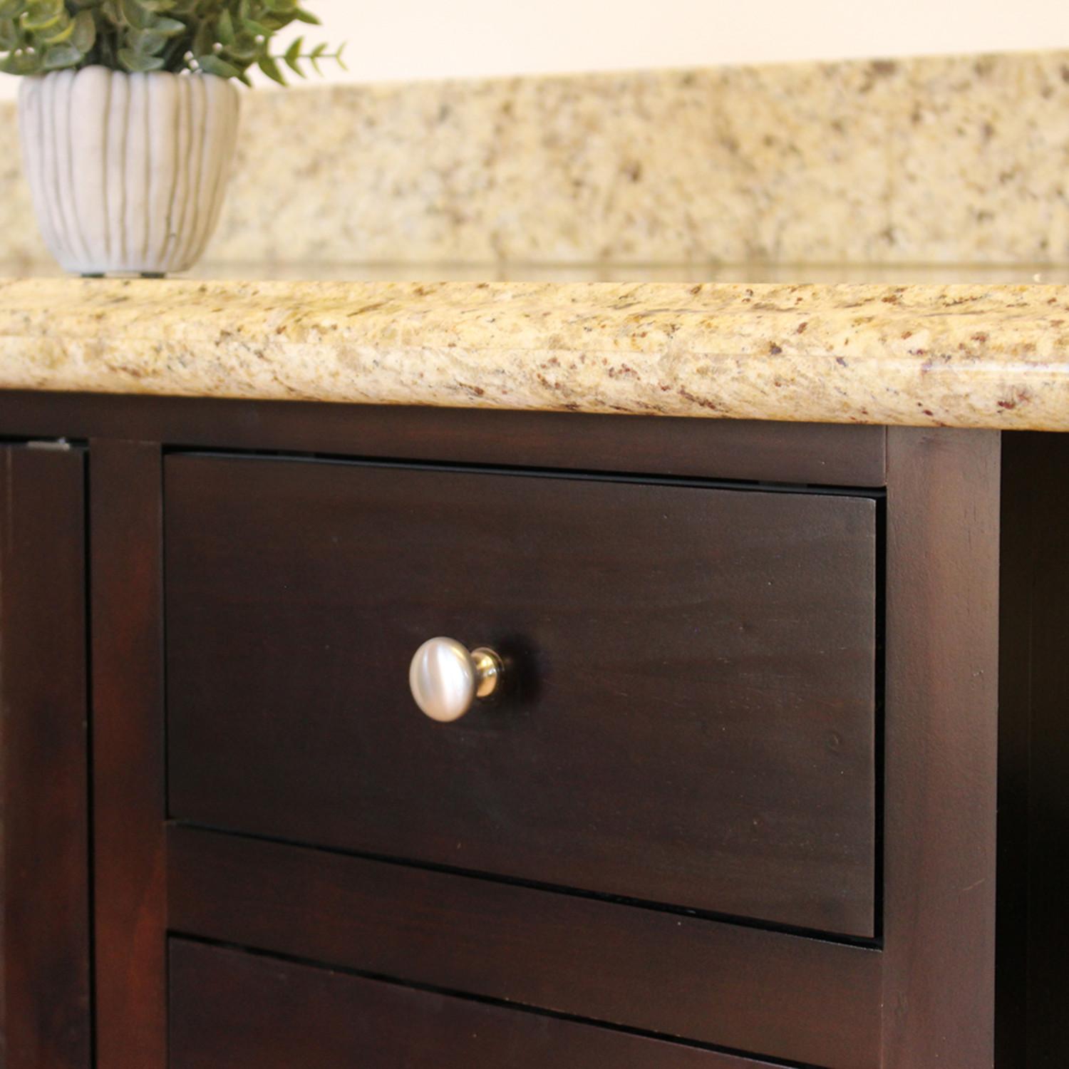 Mushroom Cabinet Knob Satin Nickel 5 Pack ǀ Kitchen ǀ Today's Design House