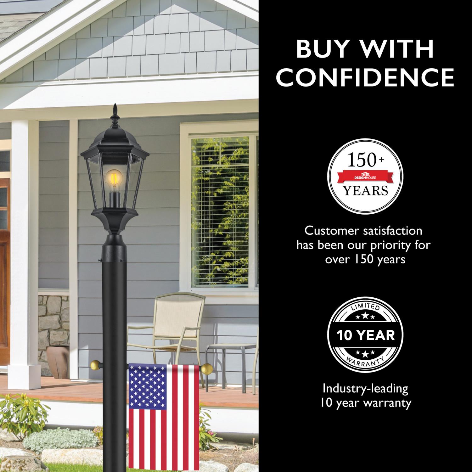 Lamp Post and Oak Creek Outdoor Post Light Textured Black | Lighting ...