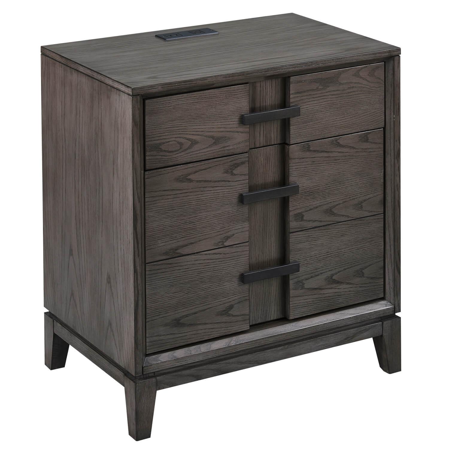 Coastal Side Table AC/USB Coastal Greige Side Table ǀ Furniture ǀ Today ...