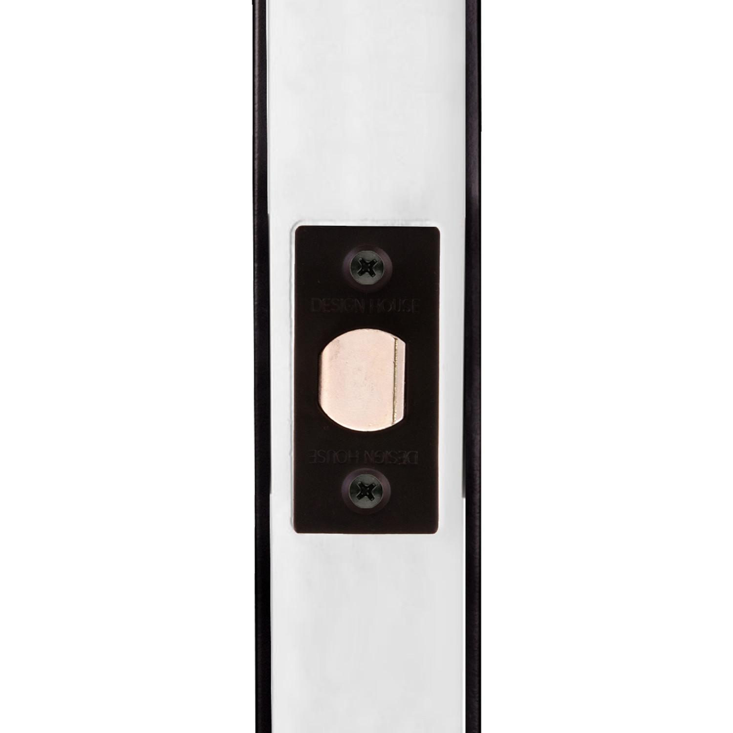 2-Way Passage Latch Round Corner Matte Black ǀ Hardware & Locks ǀ Today ...