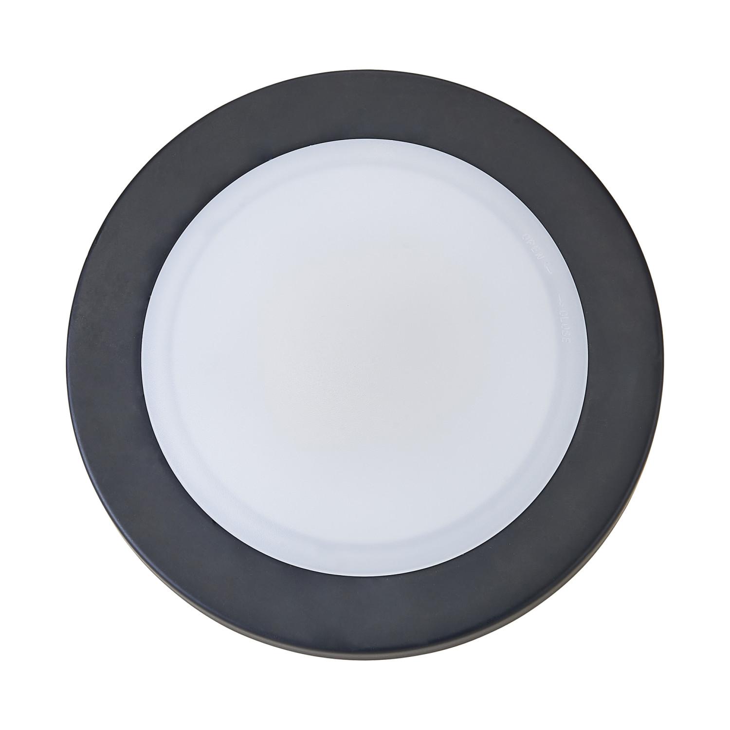 Paxton Matte Black 7 Inch LED Flush Mount Ceiling Light ǀ Lighting ...