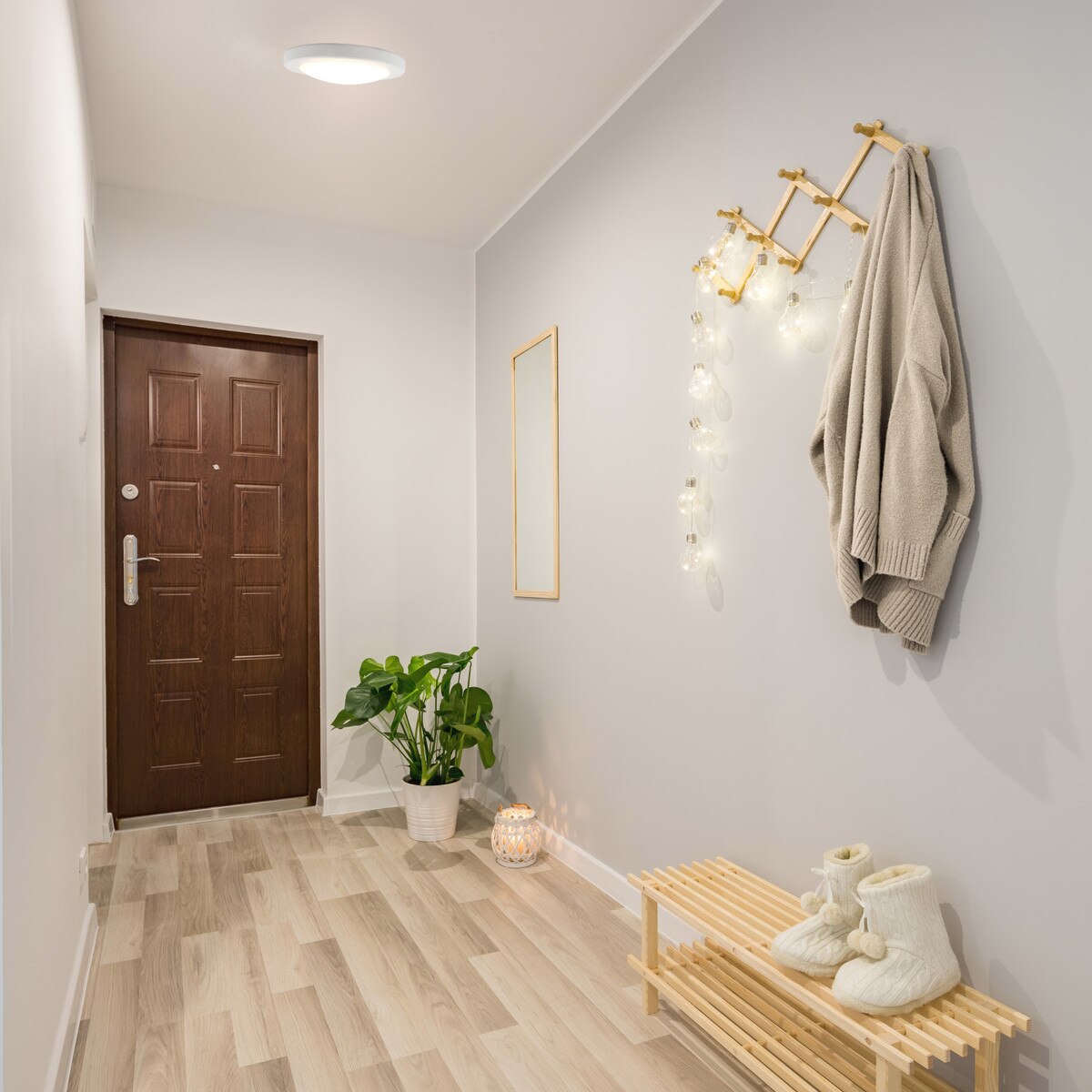 Paxton White 7 Inch LED Flush Mount Ceiling Light ǀ Lighting & Ceiling ...