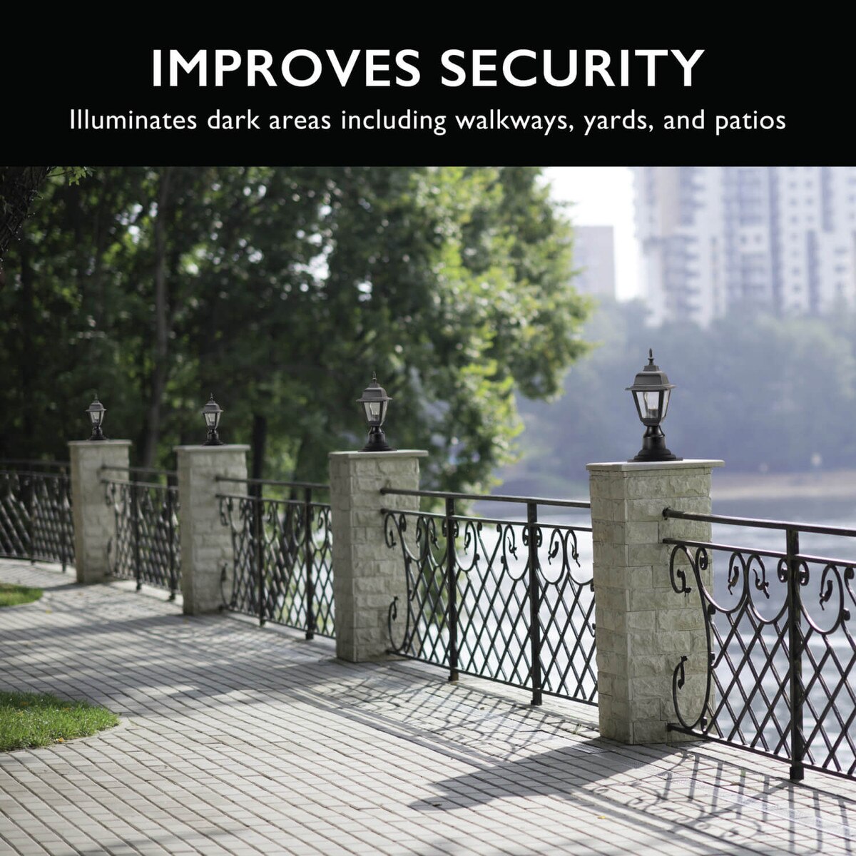 Pier Base Round Mount Matte Black 3.5 Inch ǀ Outdoor & Garden ǀ Today's ...