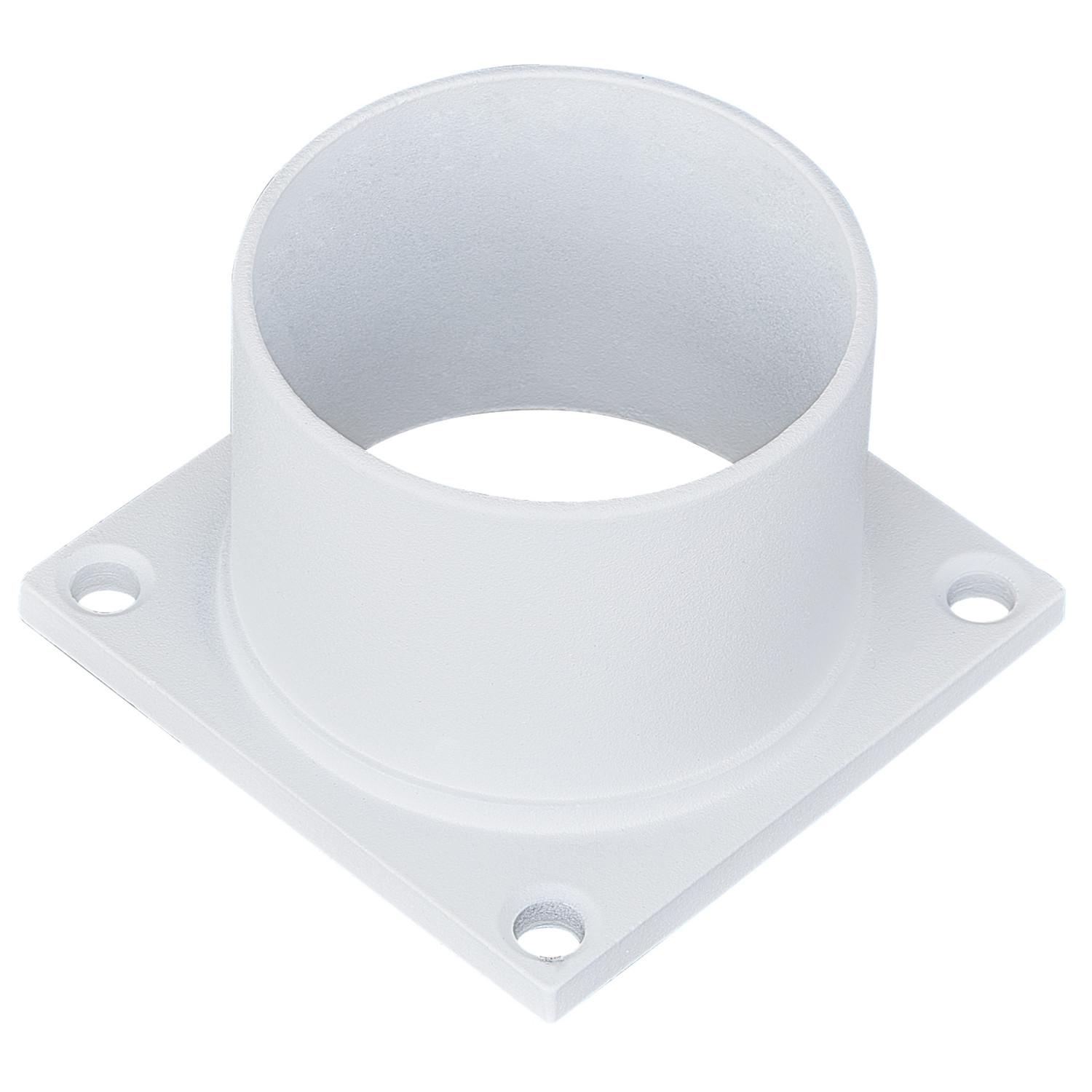 Pier Base Round Mount White 3.5 Inch ǀ Outdoor & Garden ǀ Today's ...