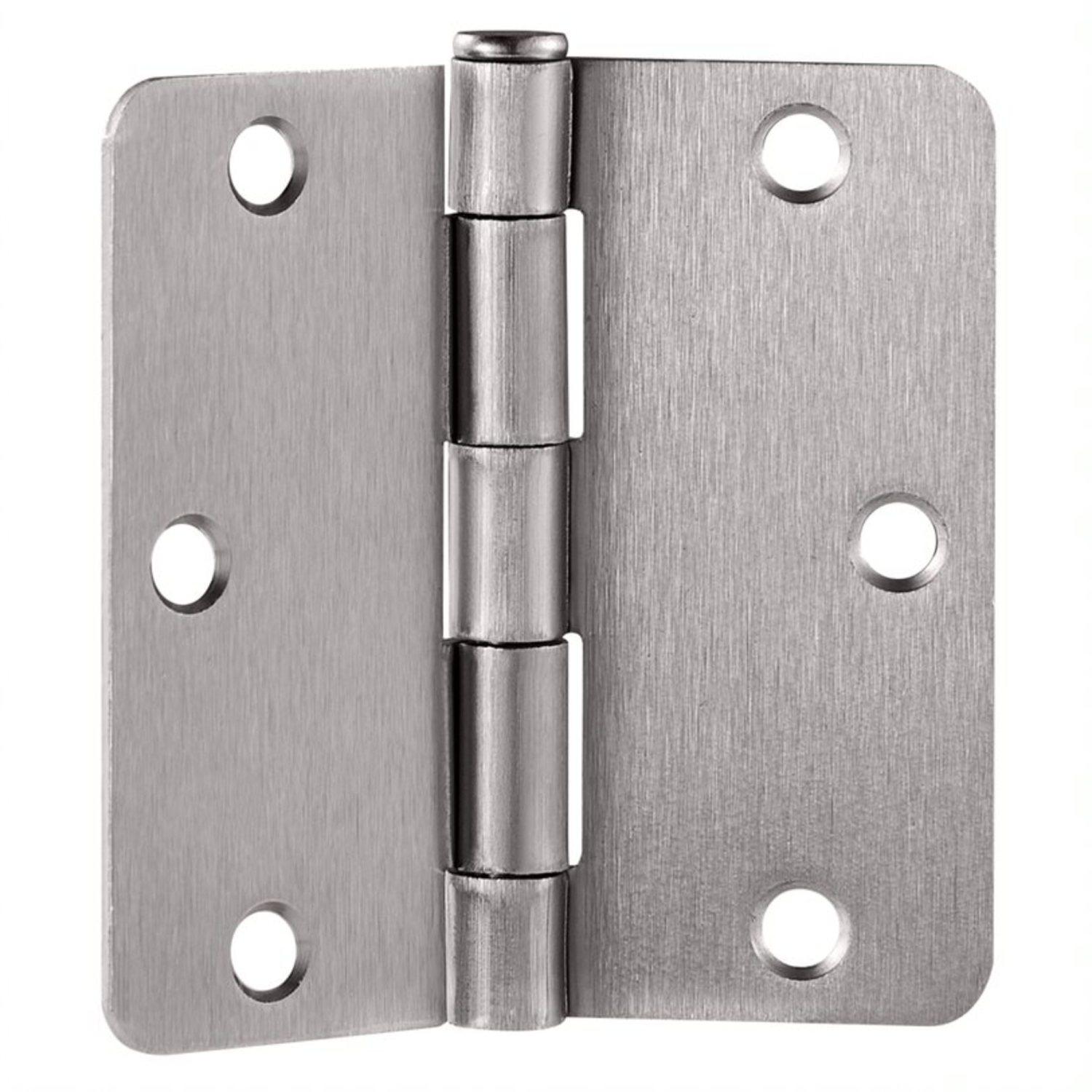 Radius Door Hinge Satin Nickel 10 Pack ǀ Hardware & Locks ǀ Today's ...