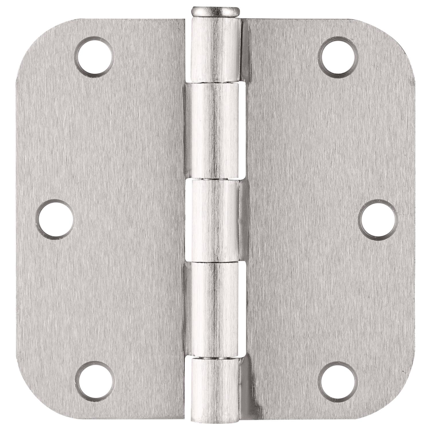 Radius 3.5 Inch Satin Nickel Door Hinge 3 Pack ǀ Hardware & Locks ǀ ...