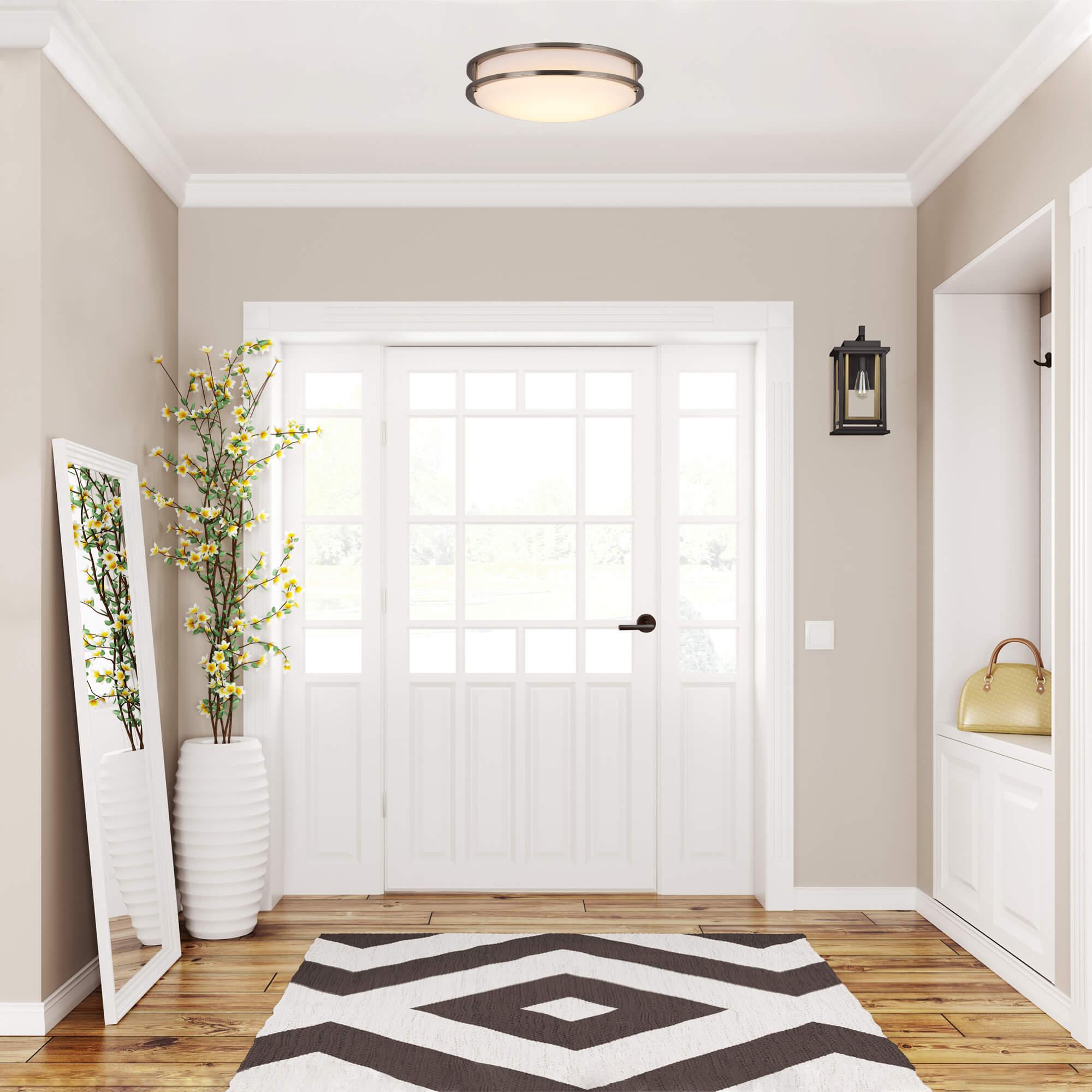 Ripon LED Ceiling Light Satin Nickel | Lighting & Ceiling Fans | Today ...