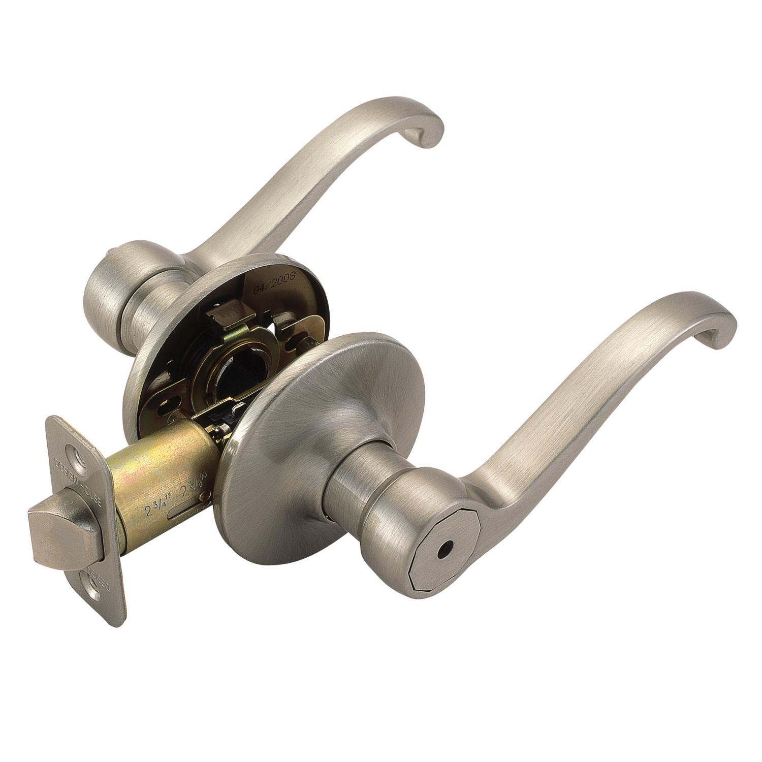 Scroll Satin Nickel Door Lever 8 Pack ǀ Hardware & Locks ǀ Today's ...